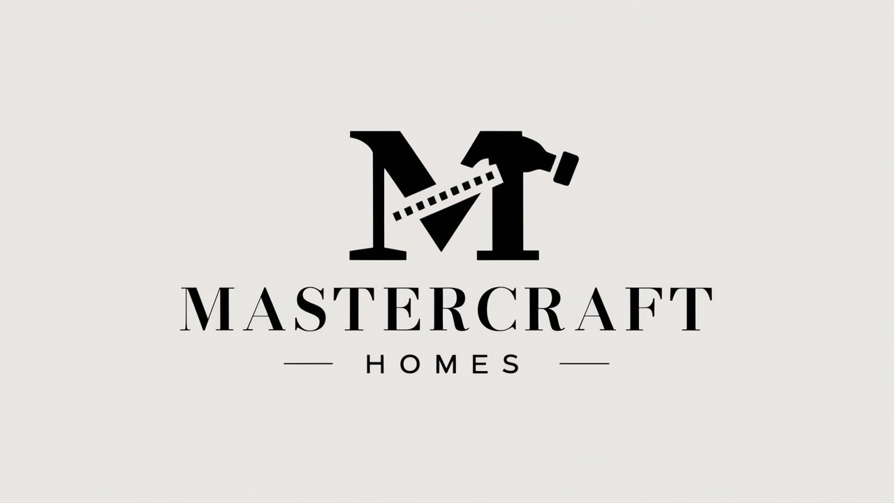 Elegant, Playful Logo Design for Mastercraft Homes by NaviRahul | Design #32702992