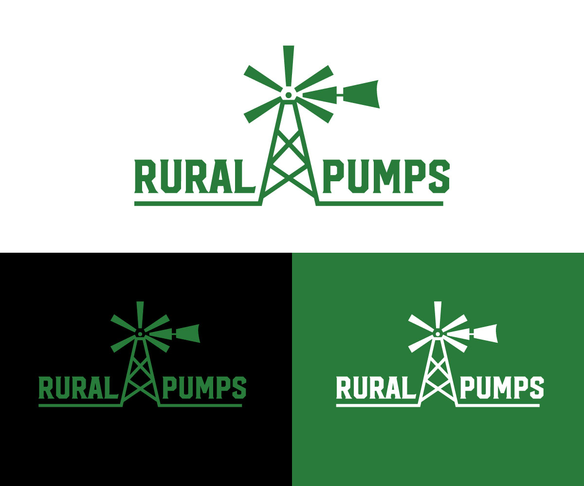 Bold, Professional, online retail of water pumps Logo Design for Rural ...