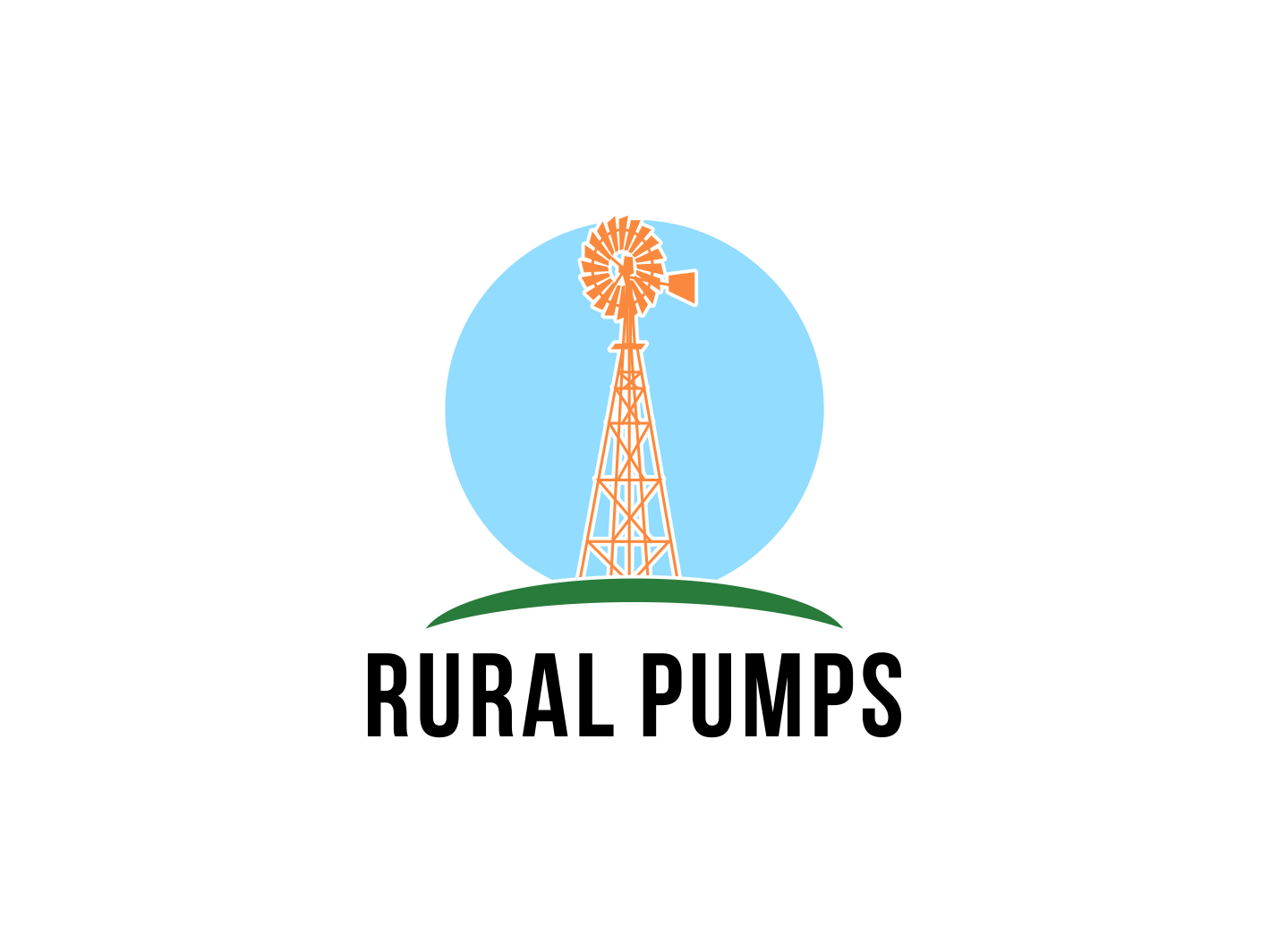 Bold, Professional, online retail of water pumps Logo Design for Rural ...