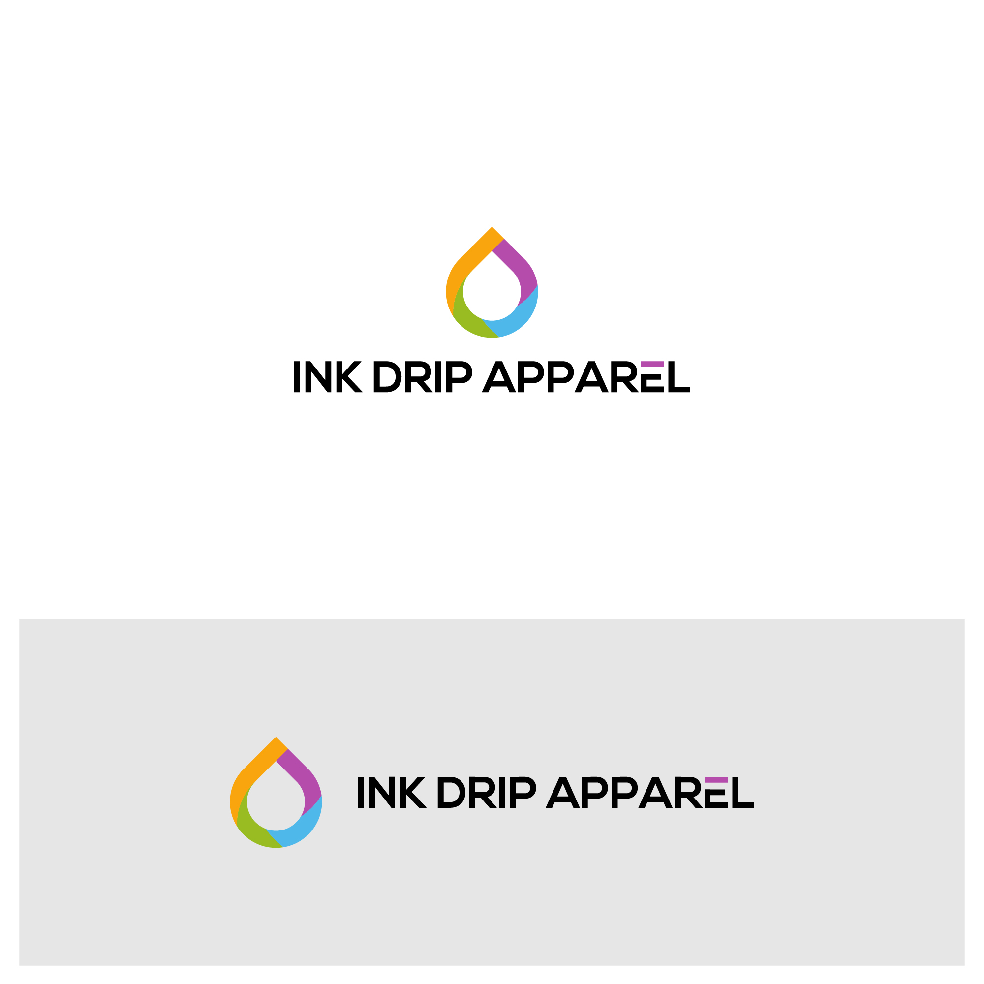 Logo Design for Ink Drip Apparel by Nowshin | Design #32705940