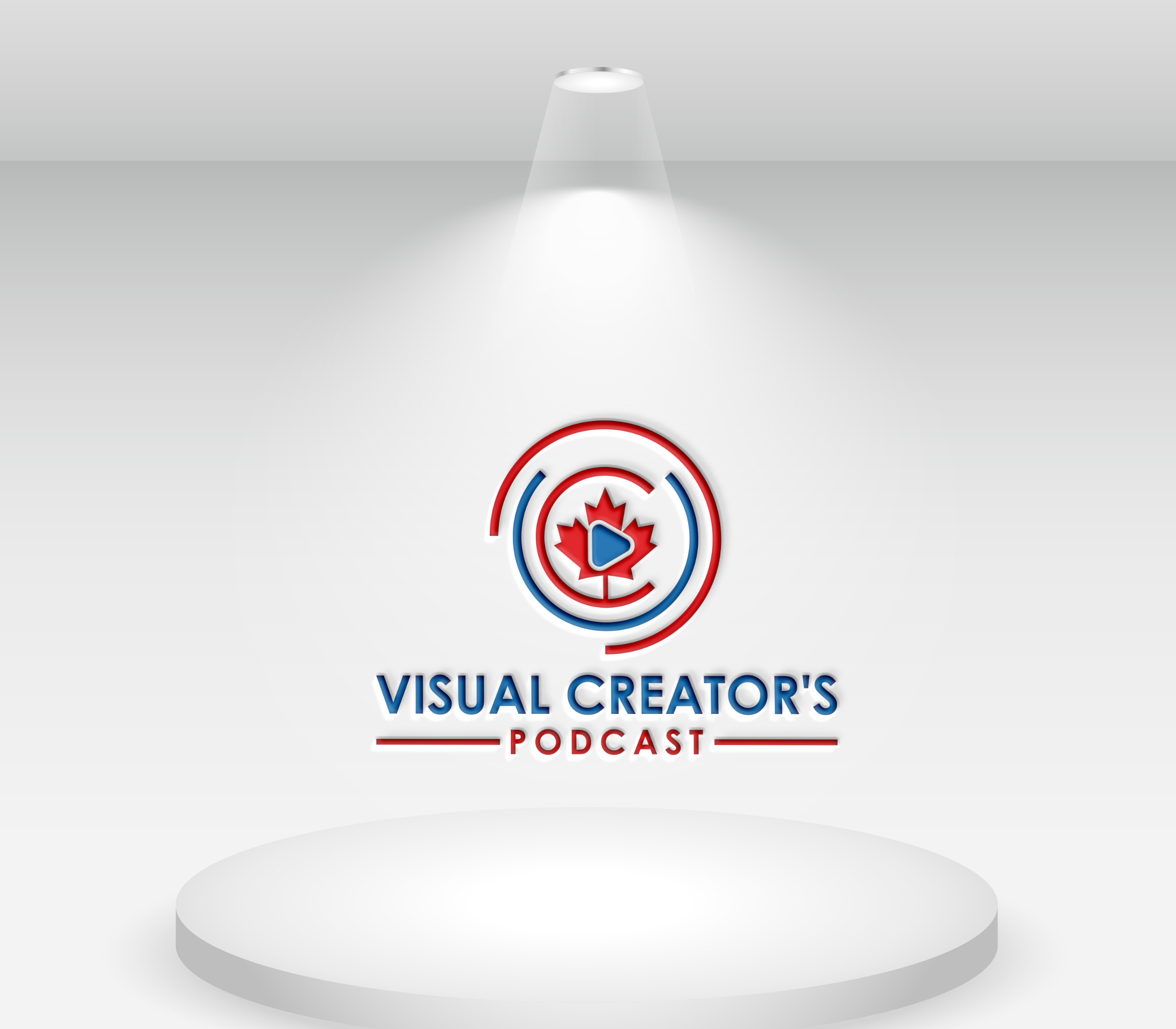 Logo Design for Visual Creator's Podcast by Mateo.1 | Design #32669572