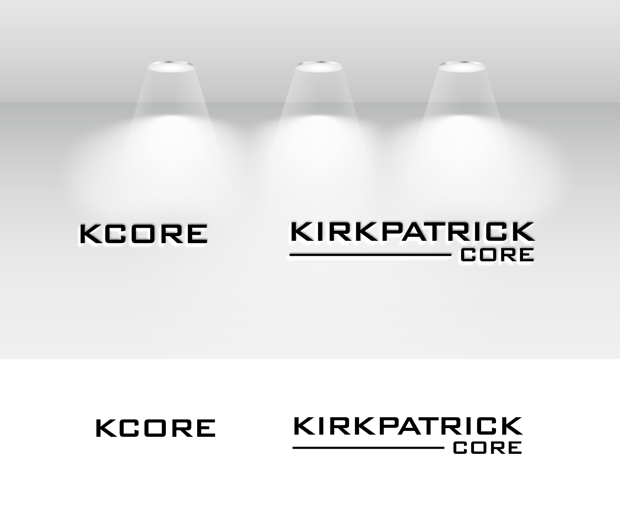 Elegant, Playful Logo Design for KCORE, KirkpatrickCORE by AliArts ...