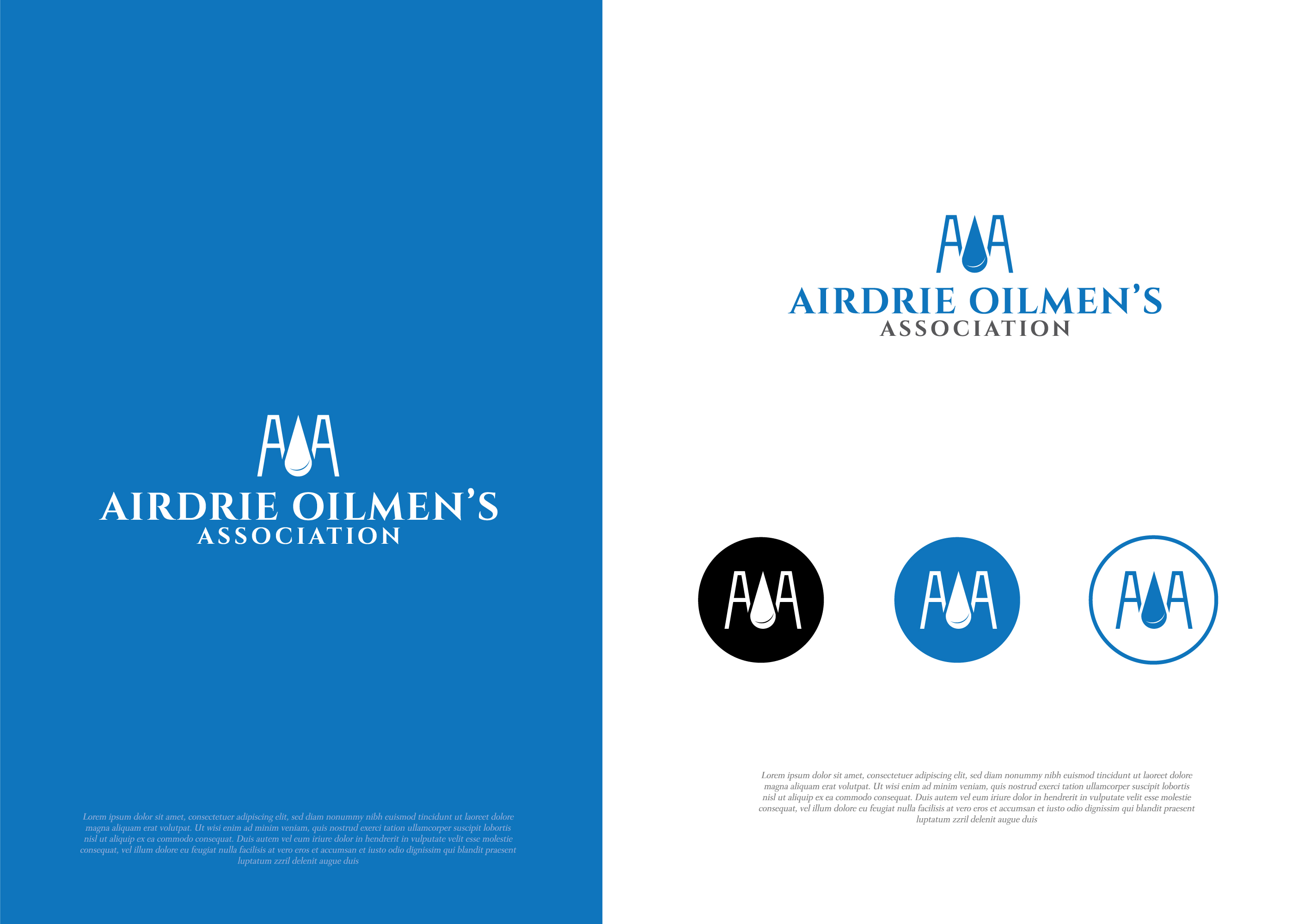 Logo Design for Airdrie Oilmen’s Association (or AOA) by Diane 01 ...