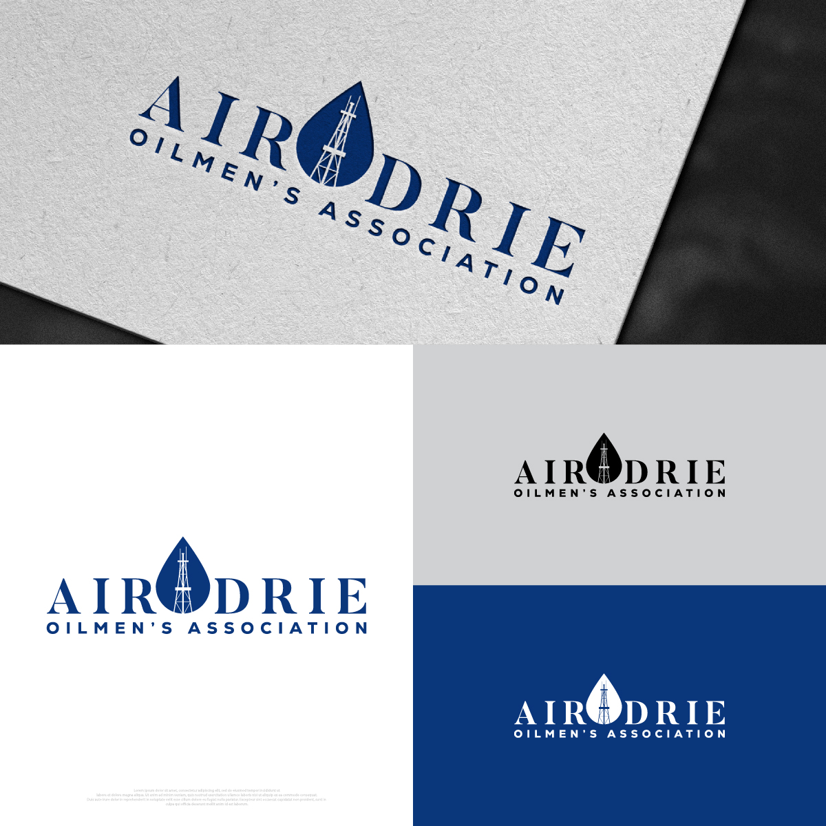 Logo Design for Airdrie Oilmen’s Association (or AOA) by DesignLima ...