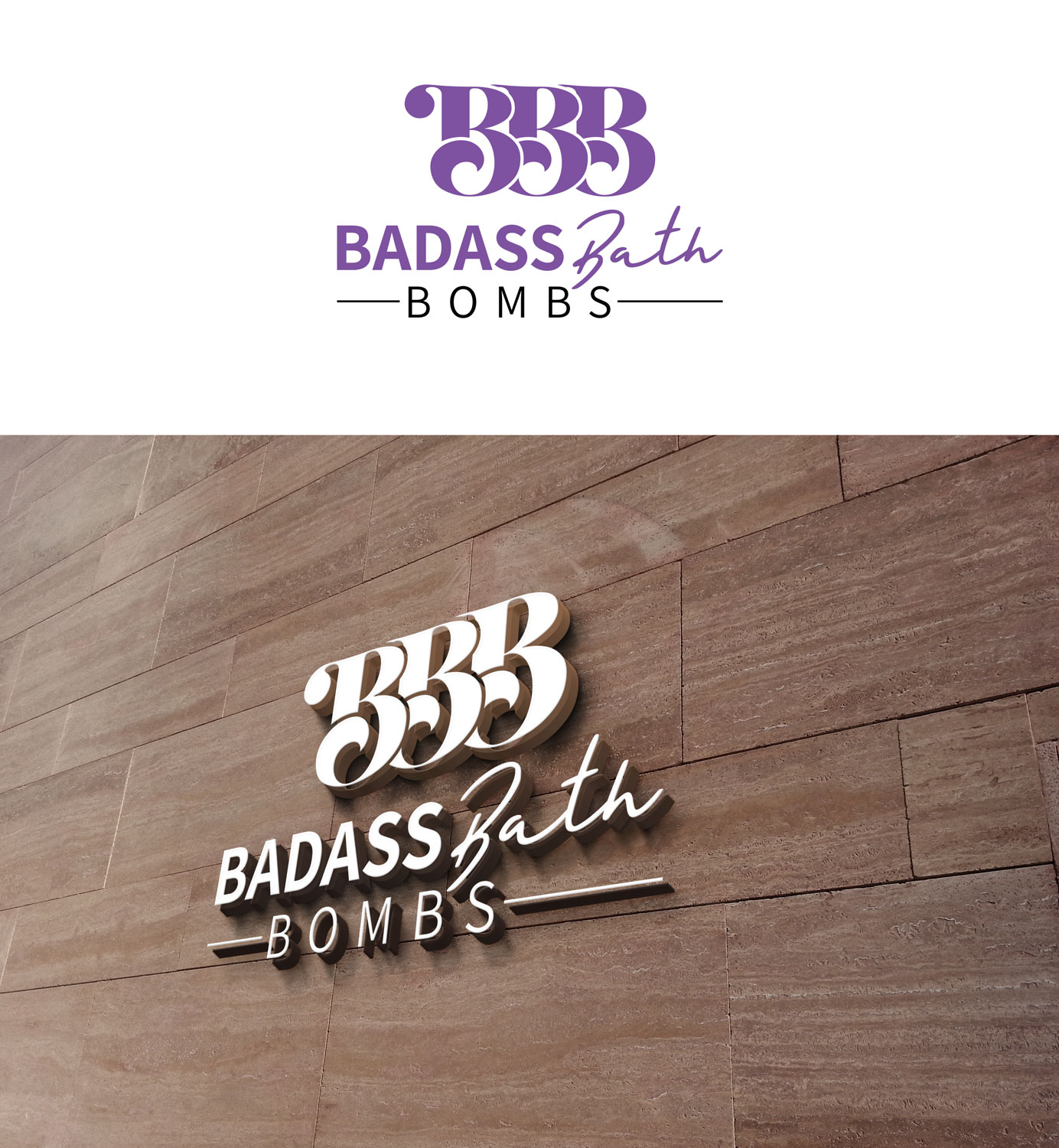 Playful, Personable Logo Design for Badass Bath Bombs by wdesigner2 ...