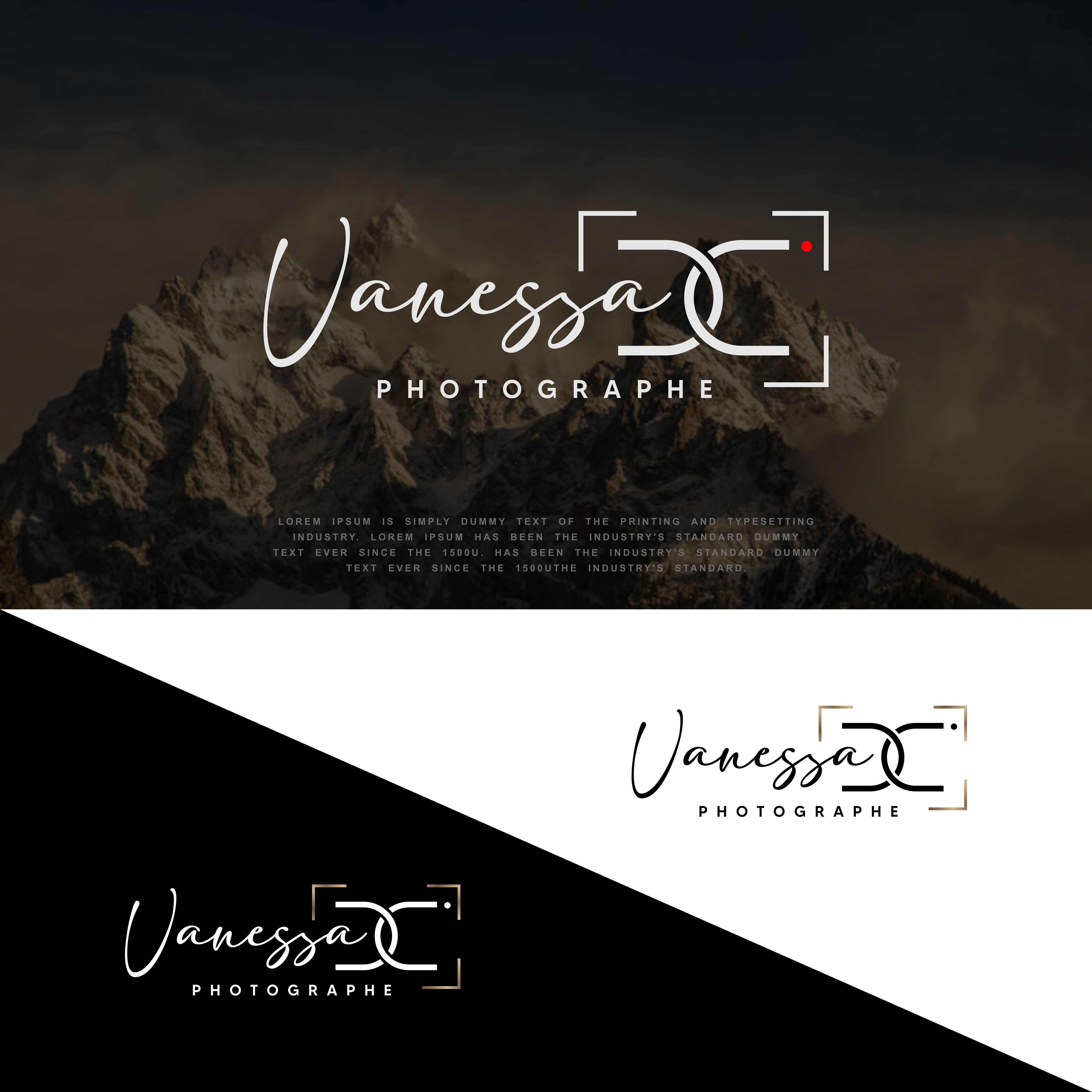 Conservative, Elegant, Photography Logo Design for Vanessa DC ...