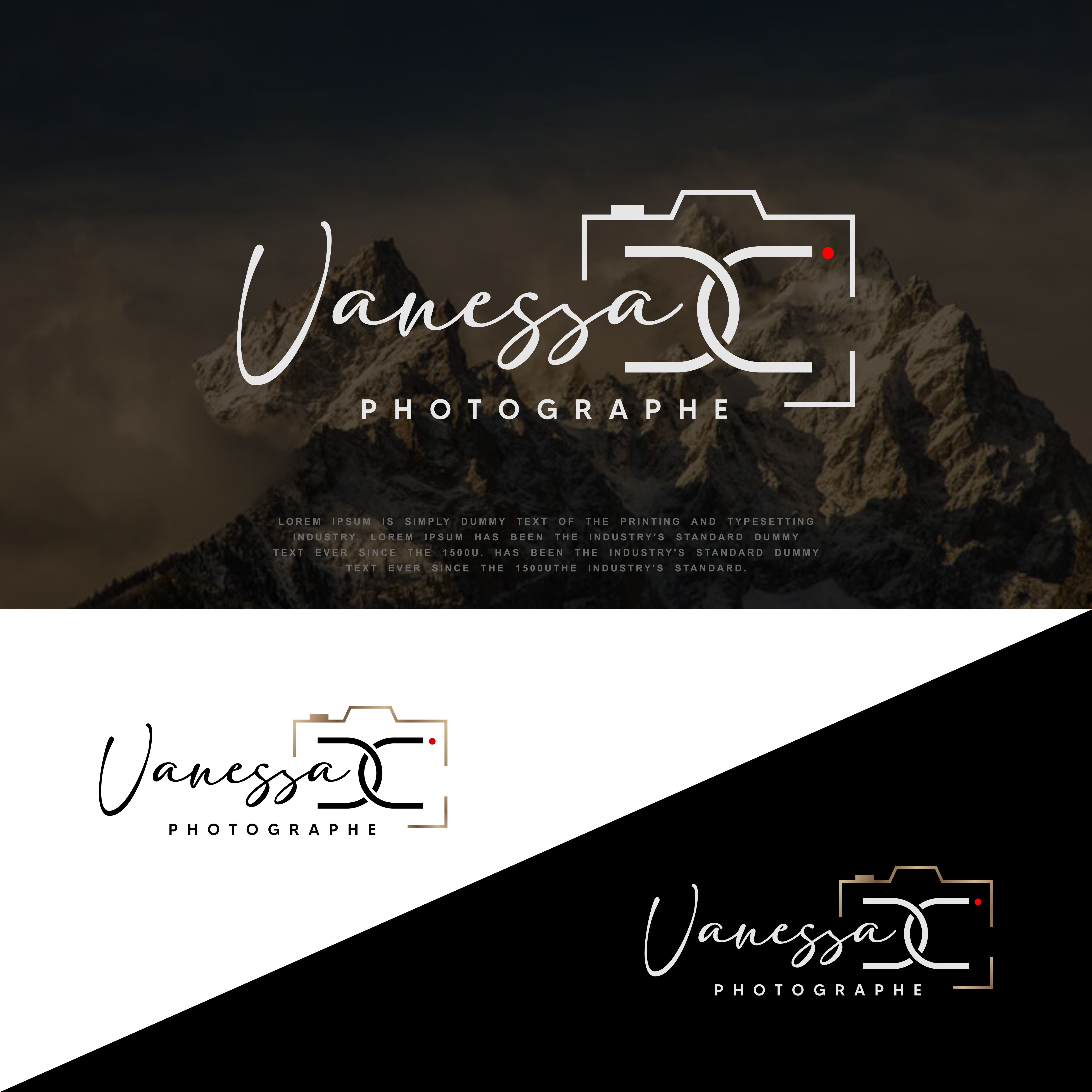 Conservative, Elegant, Photography Logo Design for Vanessa DC ...
