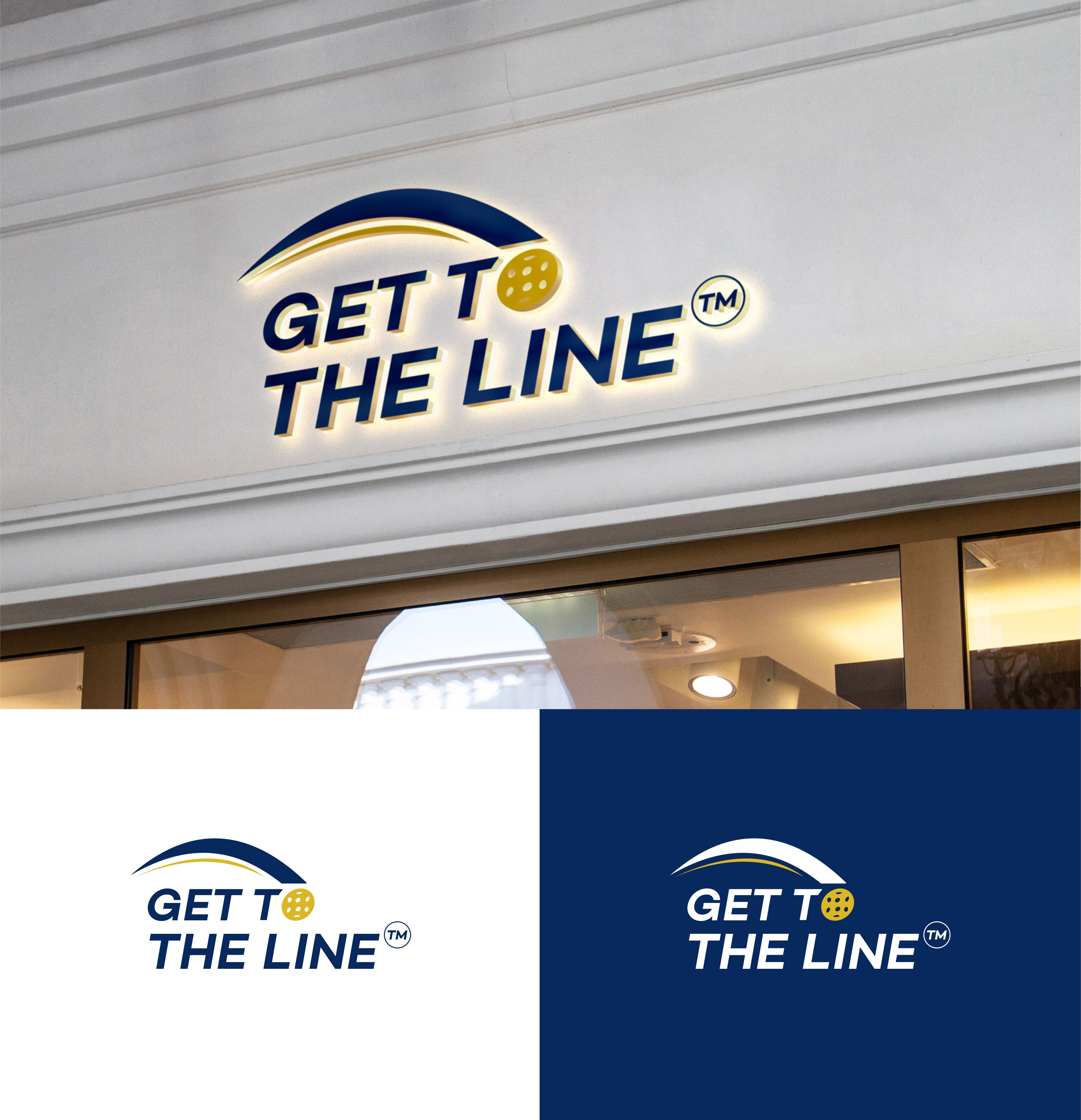 Logo Design for GET TO THE LINE™ by Sarah Graphic | Design #32686984