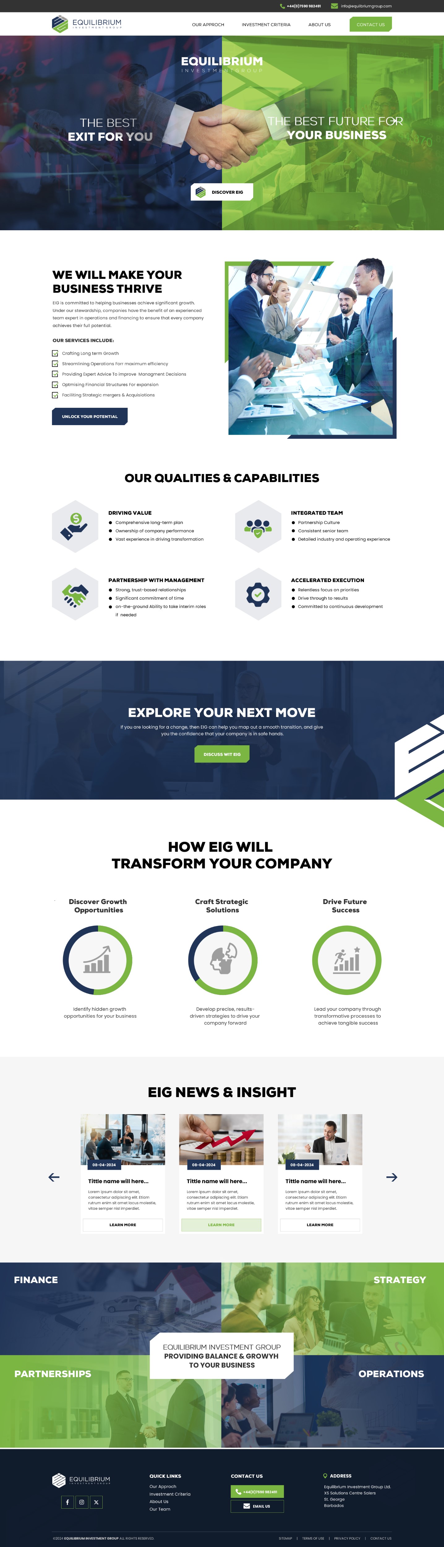 Professional, Upmarket, Company Investment Web Design for Ergo Digital ...
