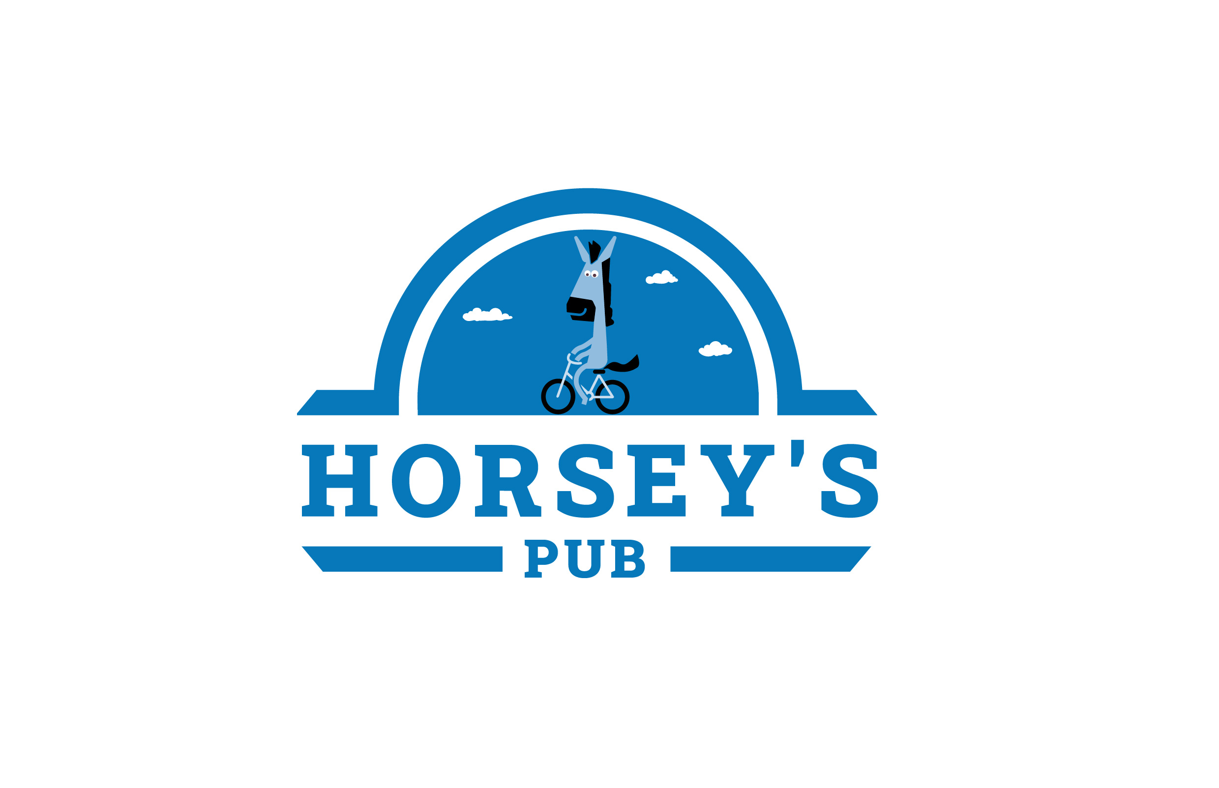 Personable, Playful, pub/bar Logo Design for Horsey's by Brand Bite ...