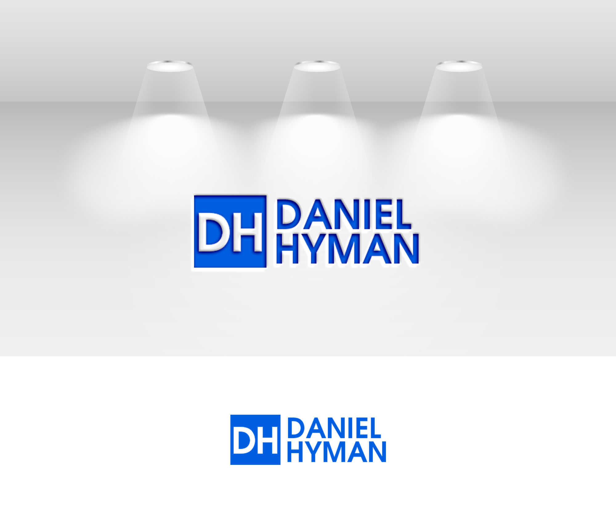 Logo Design for DH (DANIEL HYMAN) by AliArts | Design #32696804