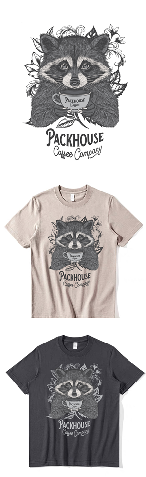 Condensed version of logo | 54 T-shirt Designs for Packhouse Coffee Company