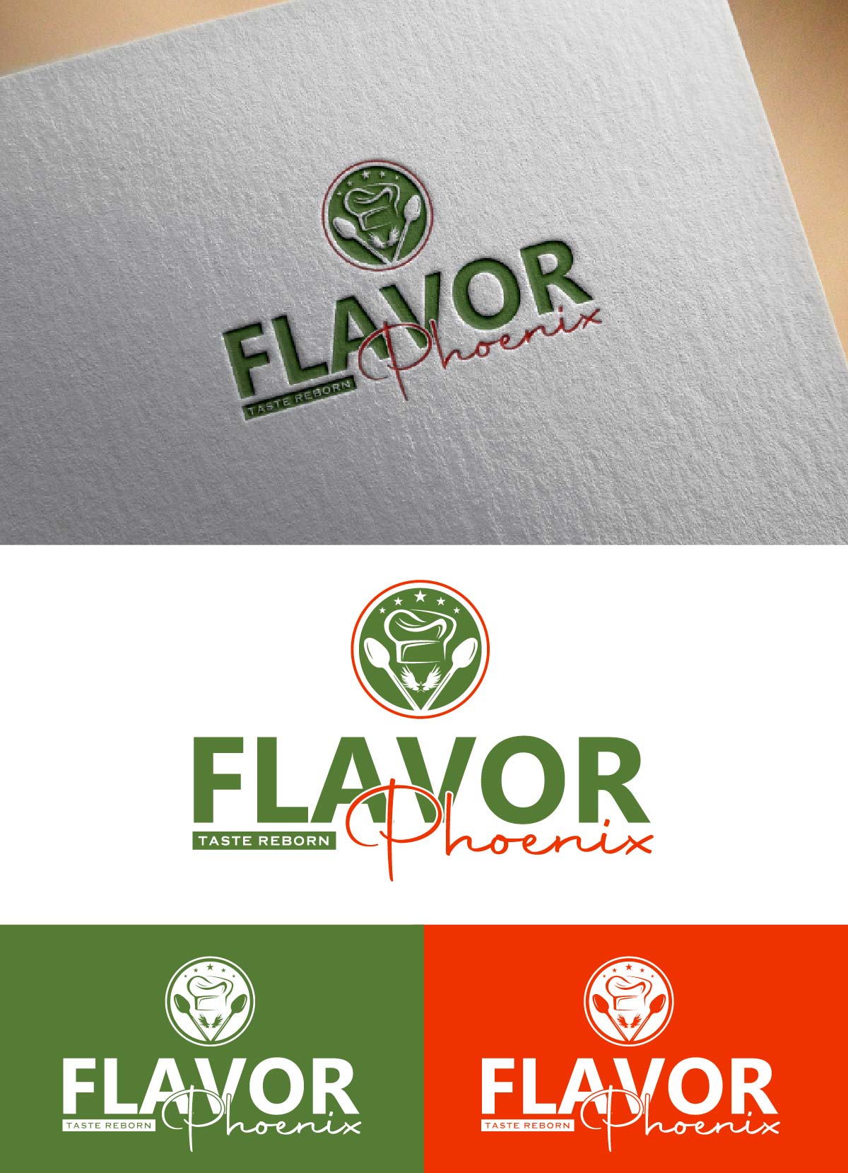 Bold, Serious, Food Logo Design for Flavor Phoenix by fly design ...