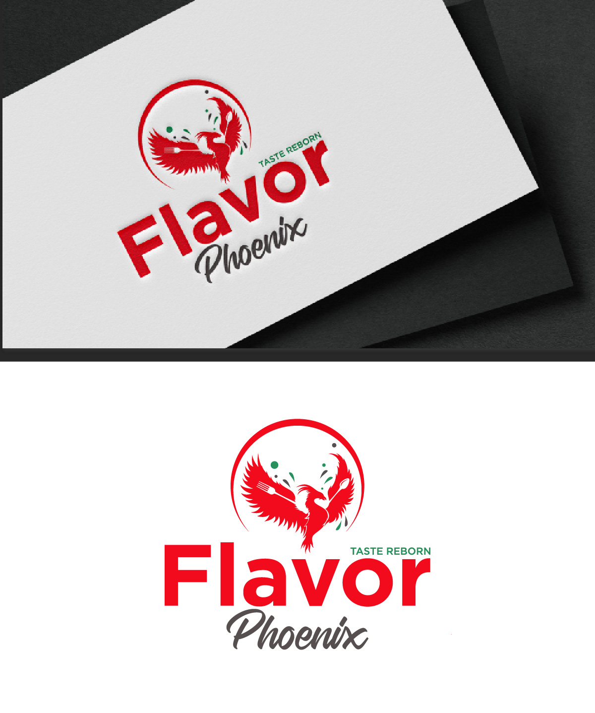 Bold, Serious, Food Logo Design for Flavor Phoenix by fly design ...