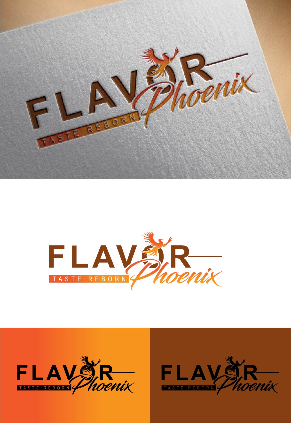 Bold, Serious, Food Logo Design for Flavor Phoenix by fly design ...