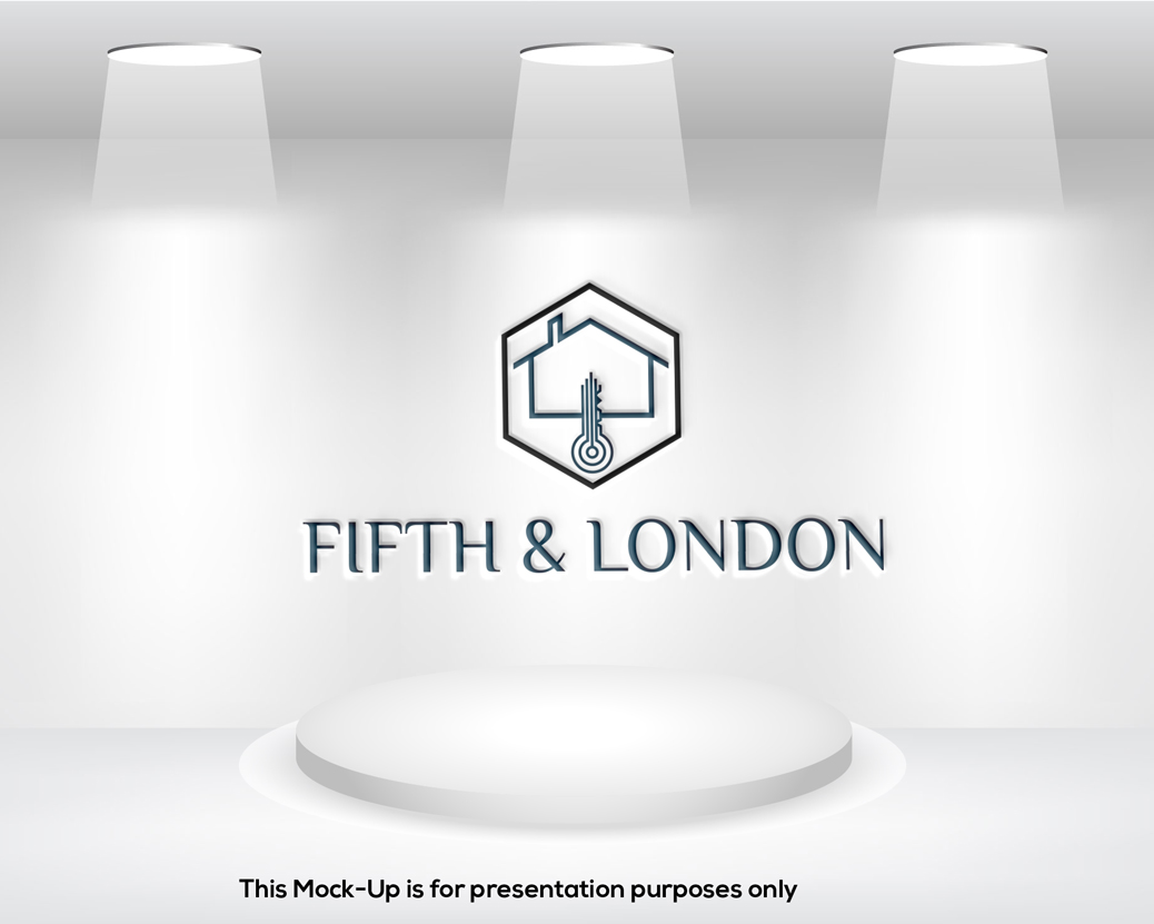 Logo Design for Fifth & London by Bruce Rogers | Design #32696639