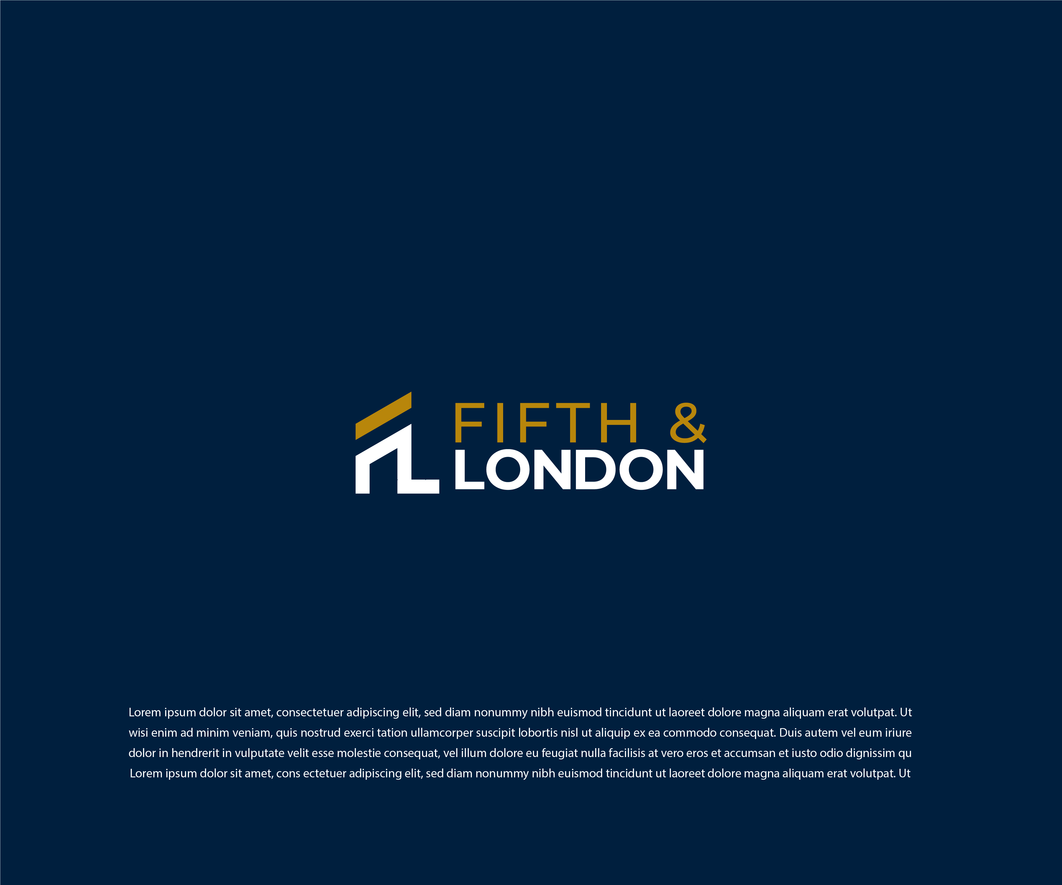 Logo Design for Fifth & London by Emjey | Design #32716461