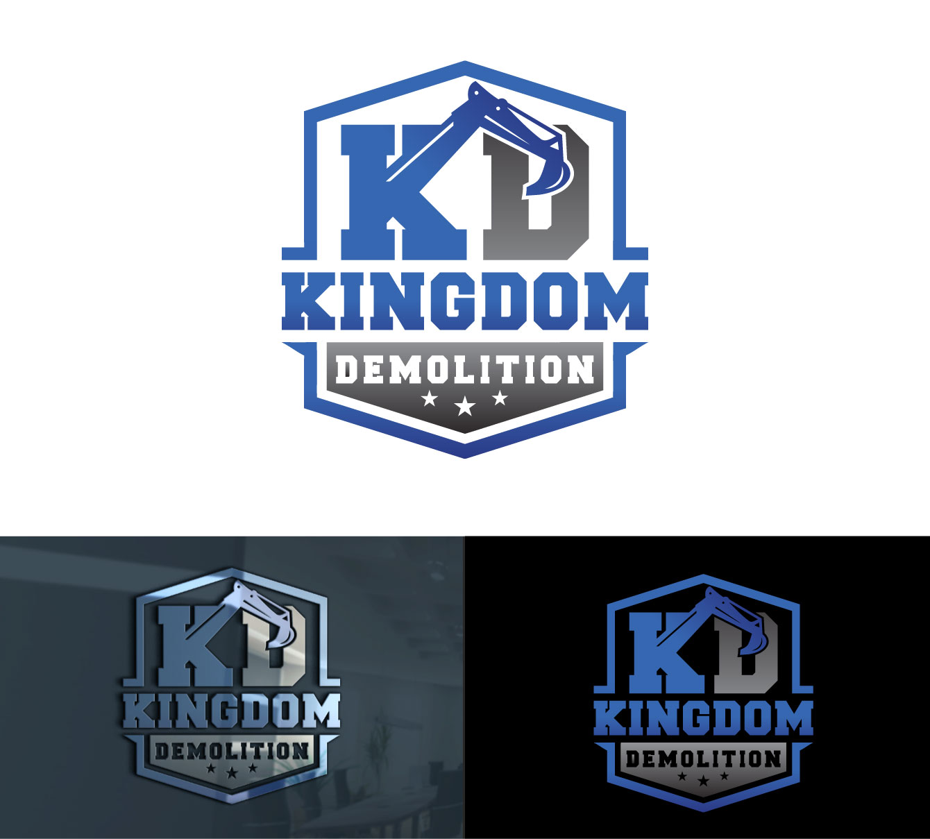 Elegant, Playful Logo Design for Kingdom Demolition by Danial07 ...
