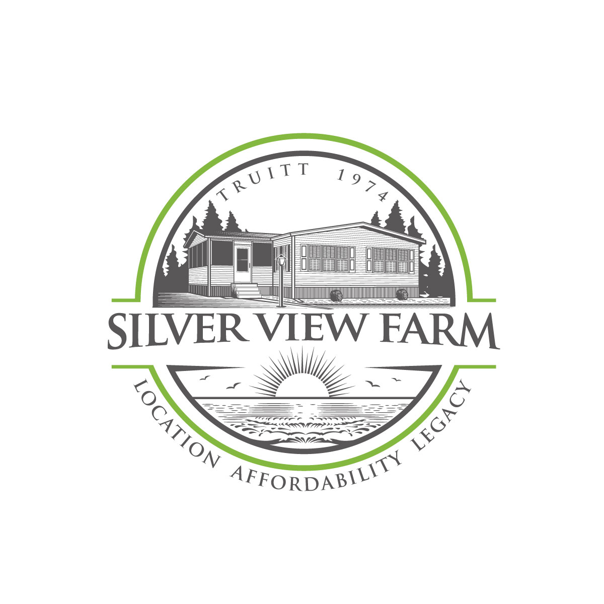 Elegant, Playful Logo Design for Silver View Farm, see description for ...