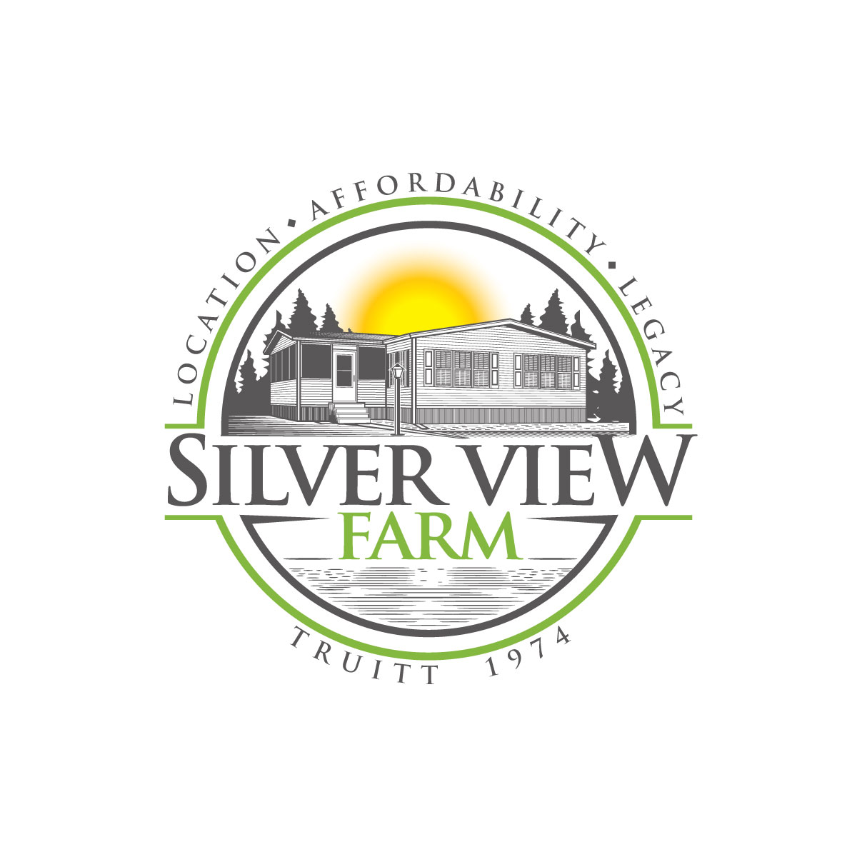 Elegant, Playful Logo Design for Silver View Farm, see description for ...