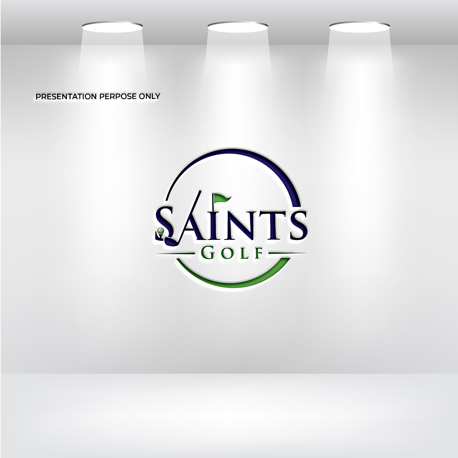 Logo Design for All Saints Golf by RS_Design | Design #32703434