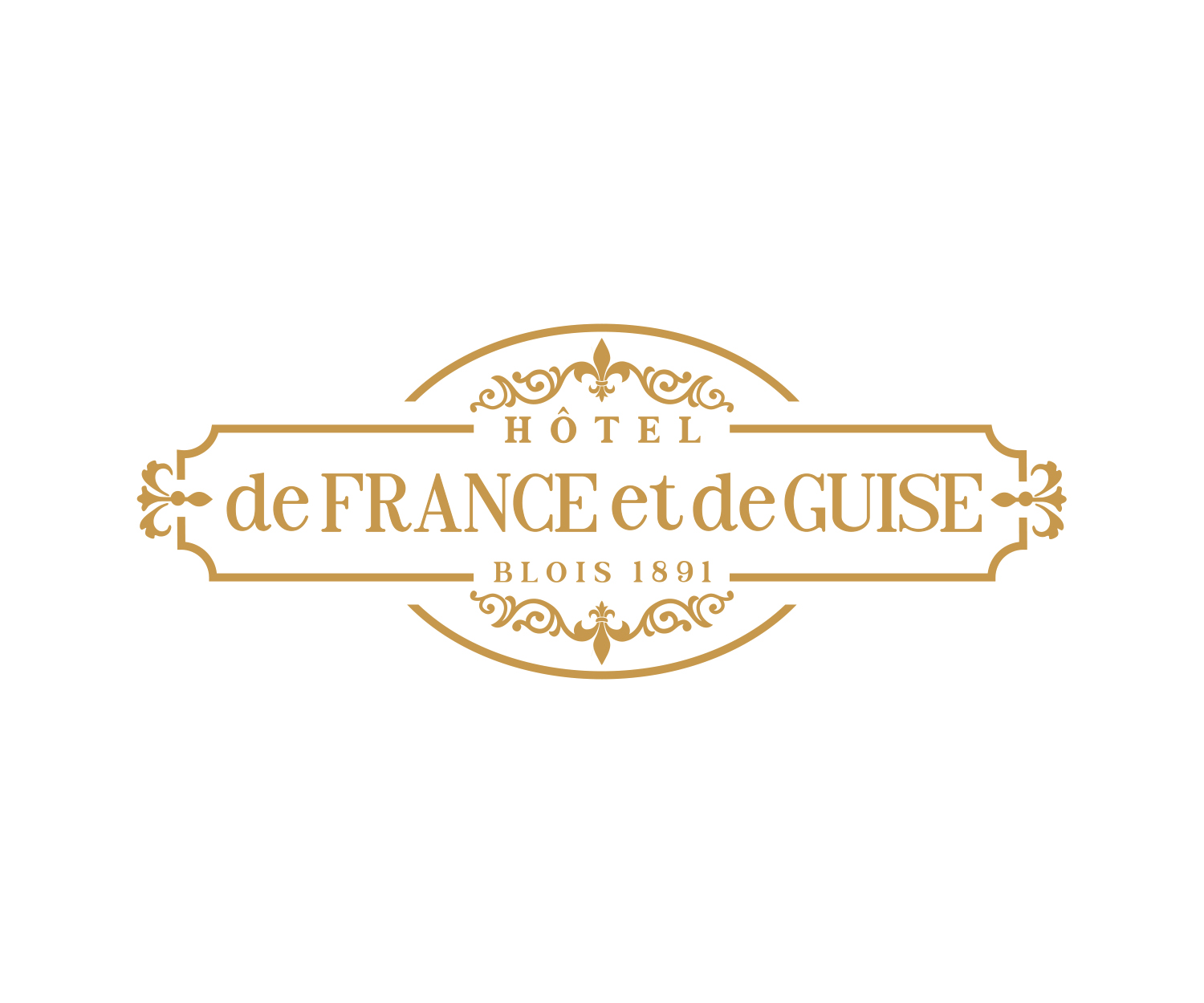 Logo Design for Hotel de France et de Guise by Vishak vasu | Design ...