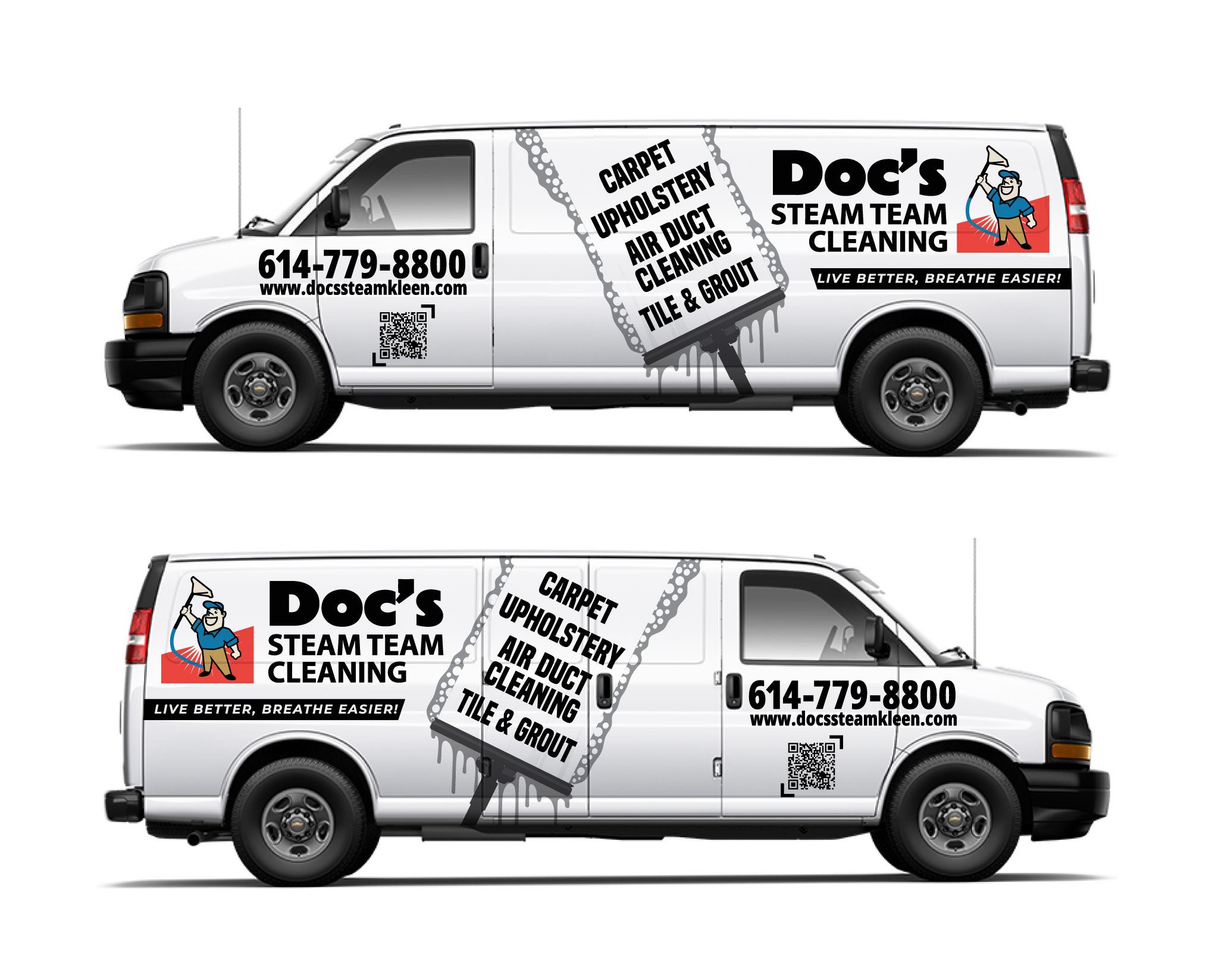 Car Wrap Design for Doc's Steam Team Cleaning by Ibrahim Akash | Design ...