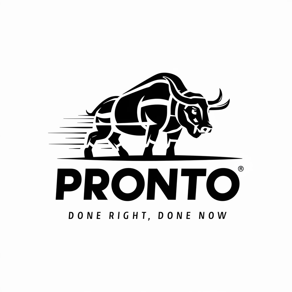Logo Design for Pronto (possibly add) Done Right, Done Now by Paresh ...