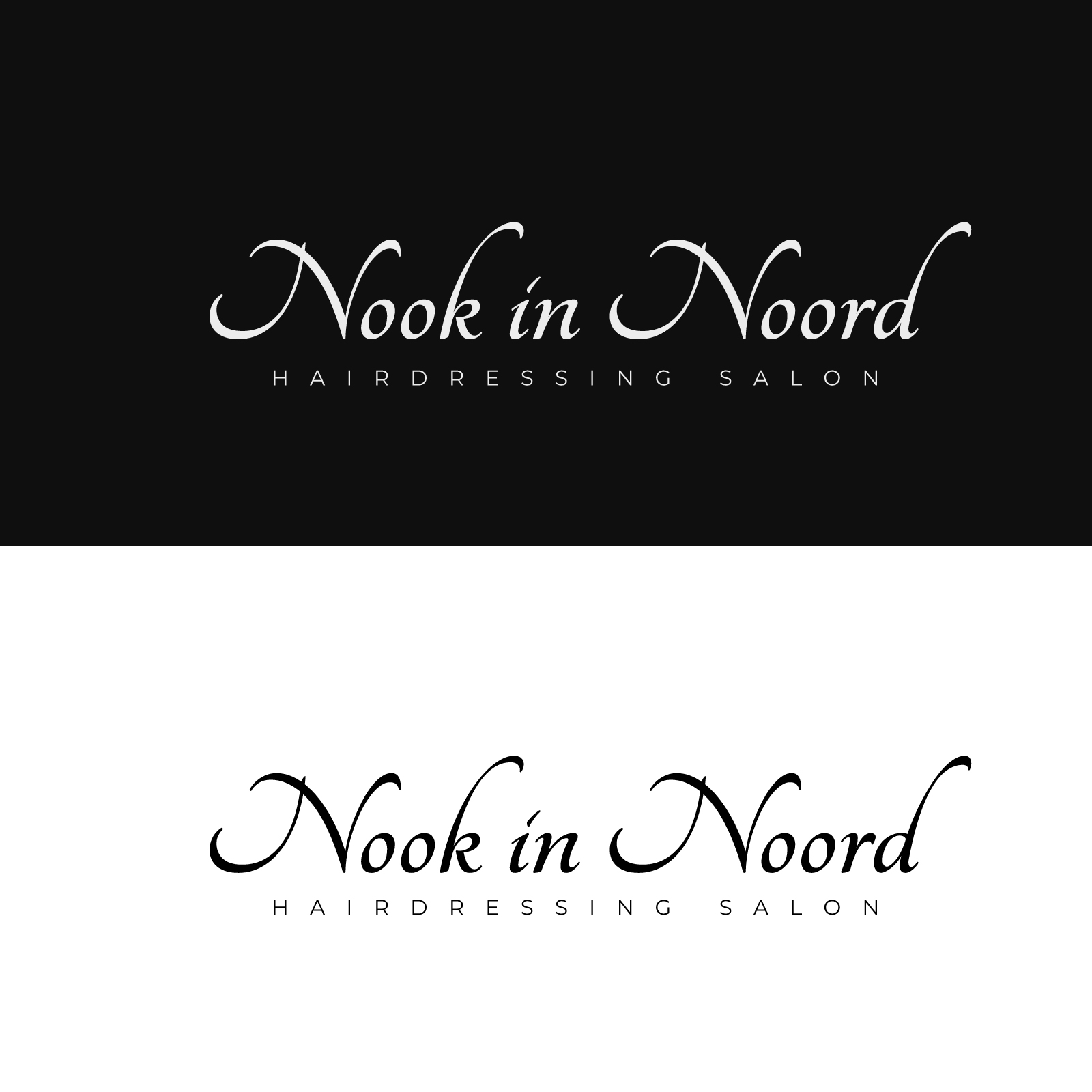 Elegant, Upmarket, hairdressing Logo Design for Nook in Noord by ...