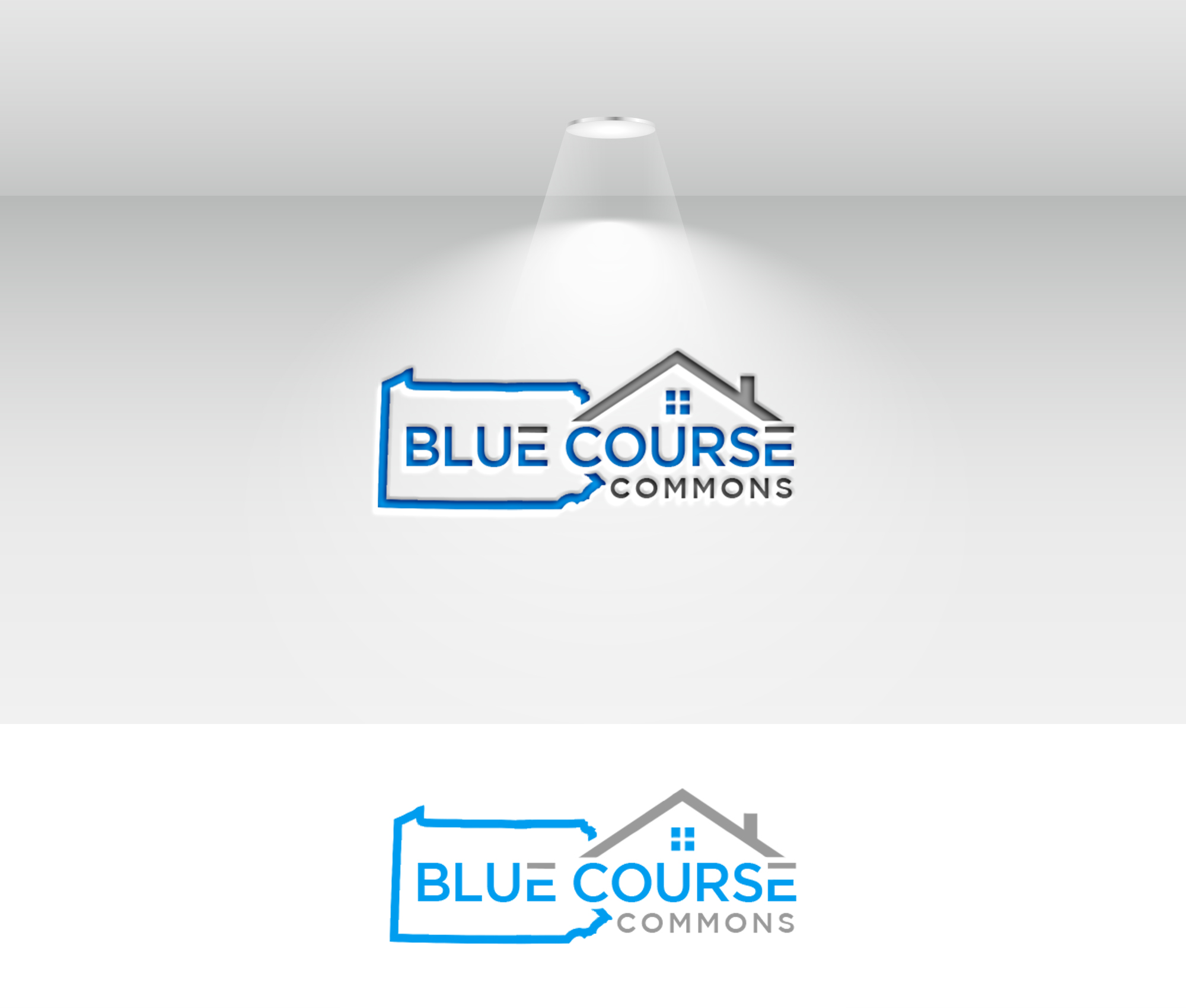 Logo Design for Blue Course Commons by Haaby | Design #32713240