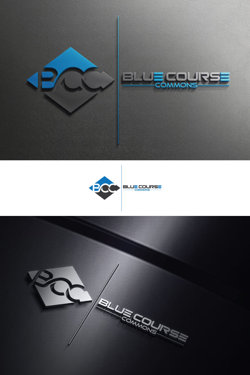 Logo Design for Blue Course Commons by Alaya islam | Design #32720449