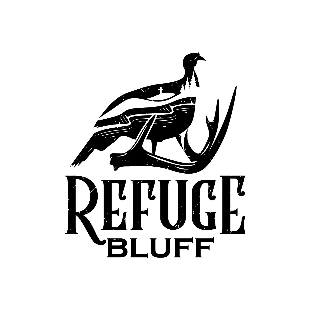 Conservative, Serious, Wildlife/ Hunting Resort Logo Design for Refuge ...