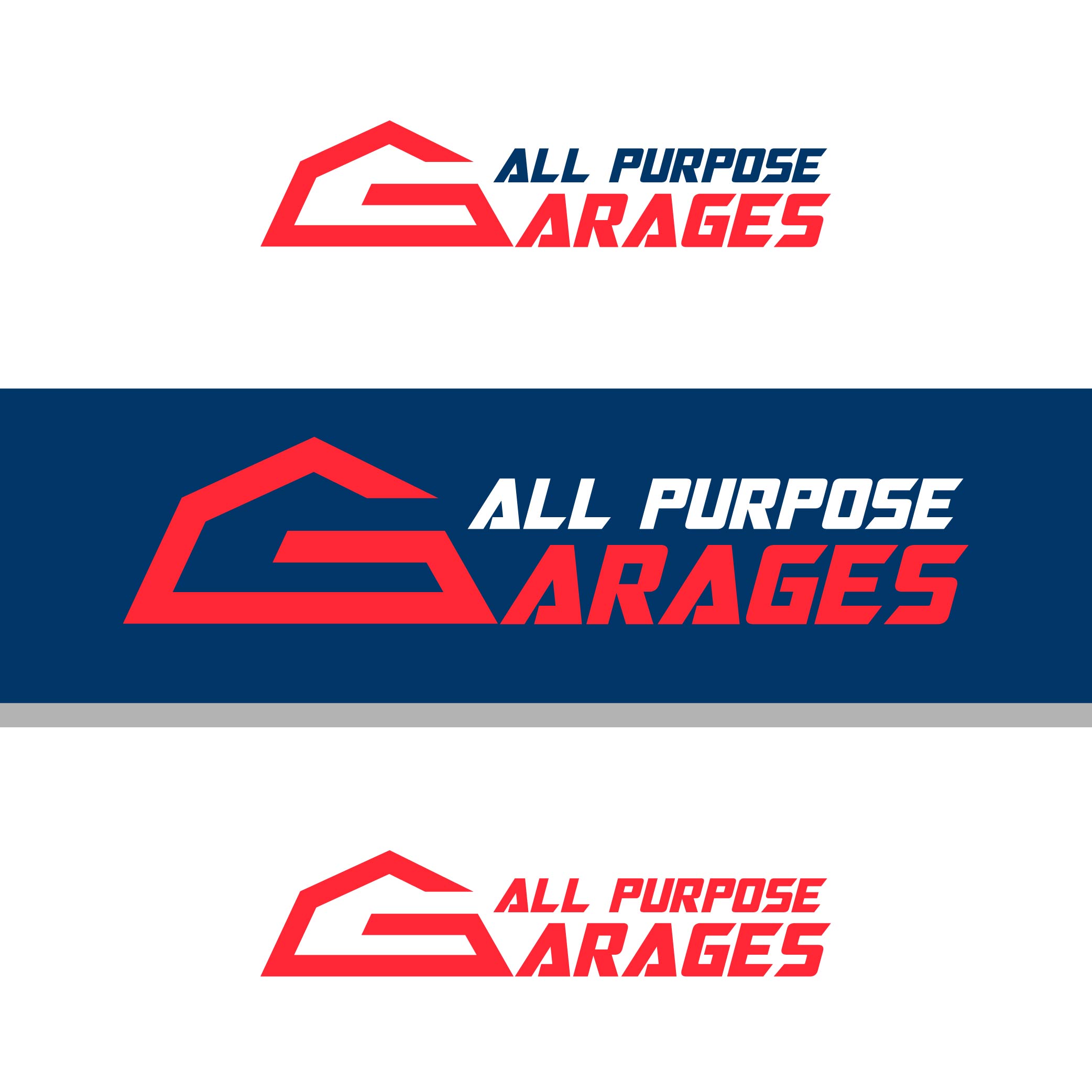 Masculine, Upmarket, Real Estate---Contractor Garages/Storage Logo ...