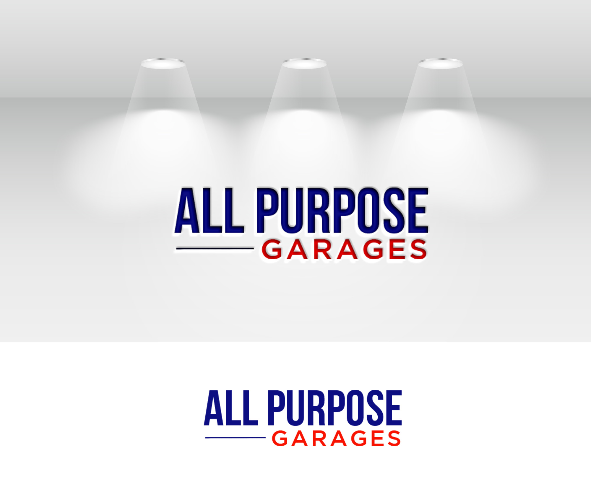 Masculine, Upmarket, Real Estate---Contractor Garages/Storage Logo ...