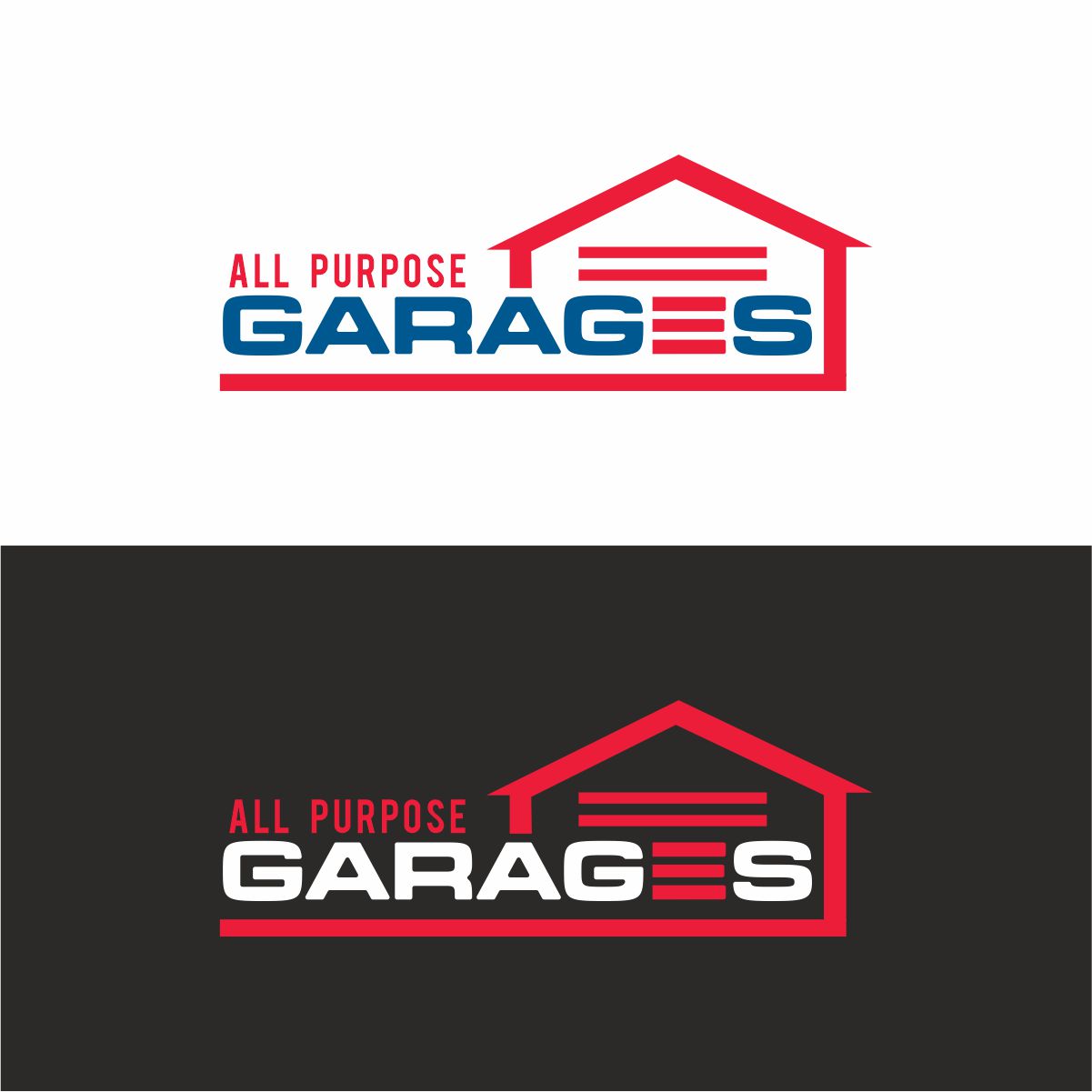 Masculine, Upmarket, Real Estate---Contractor Garages/Storage Logo ...