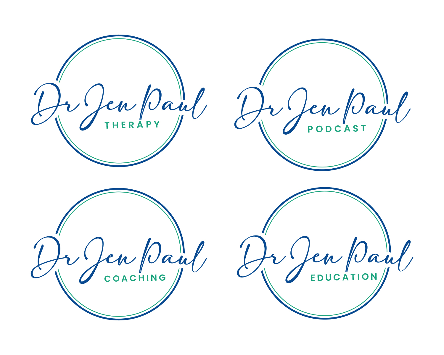 Serious, Professional, Mental Health Therapy Logo Design for Dr Jen ...