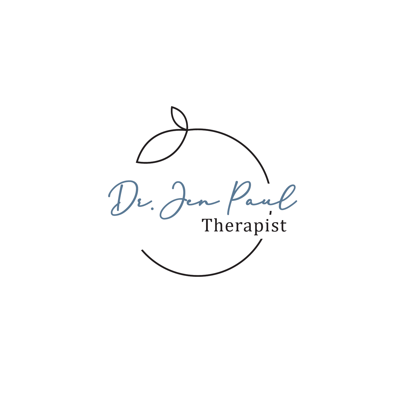 Serious, Professional, Mental Health Therapy Logo Design for Dr Jen ...