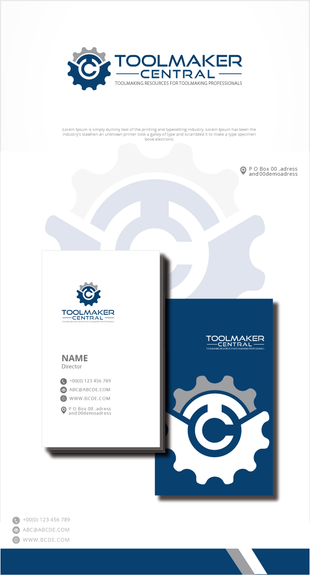 Logo Design for Toolmaker Central by zebronicgraphic | Design #32729697