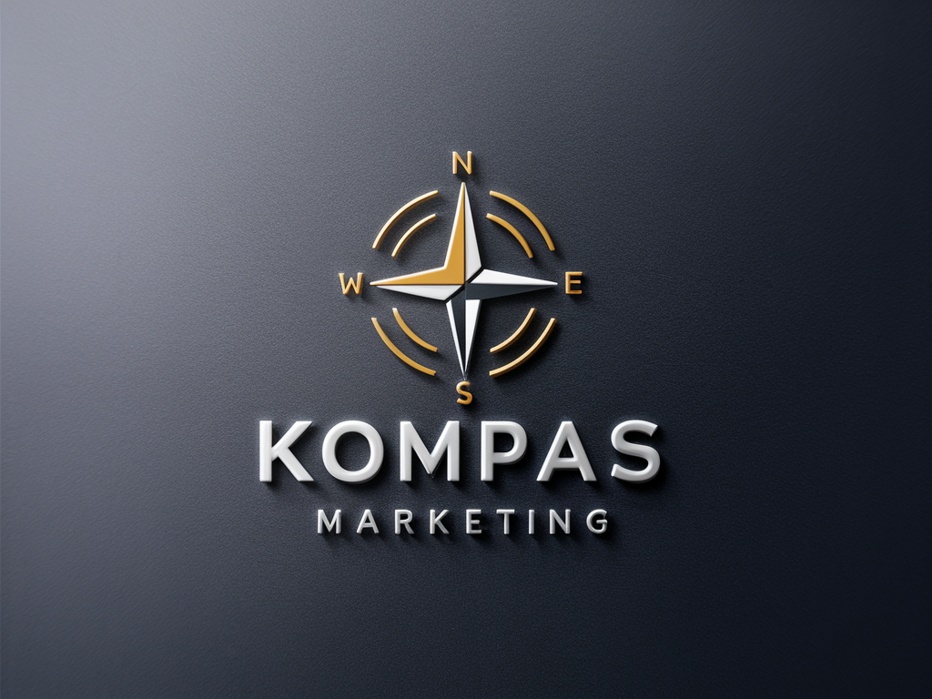Professional, Bold, Digital marketing Logo Design for Kompas Marketing ...
