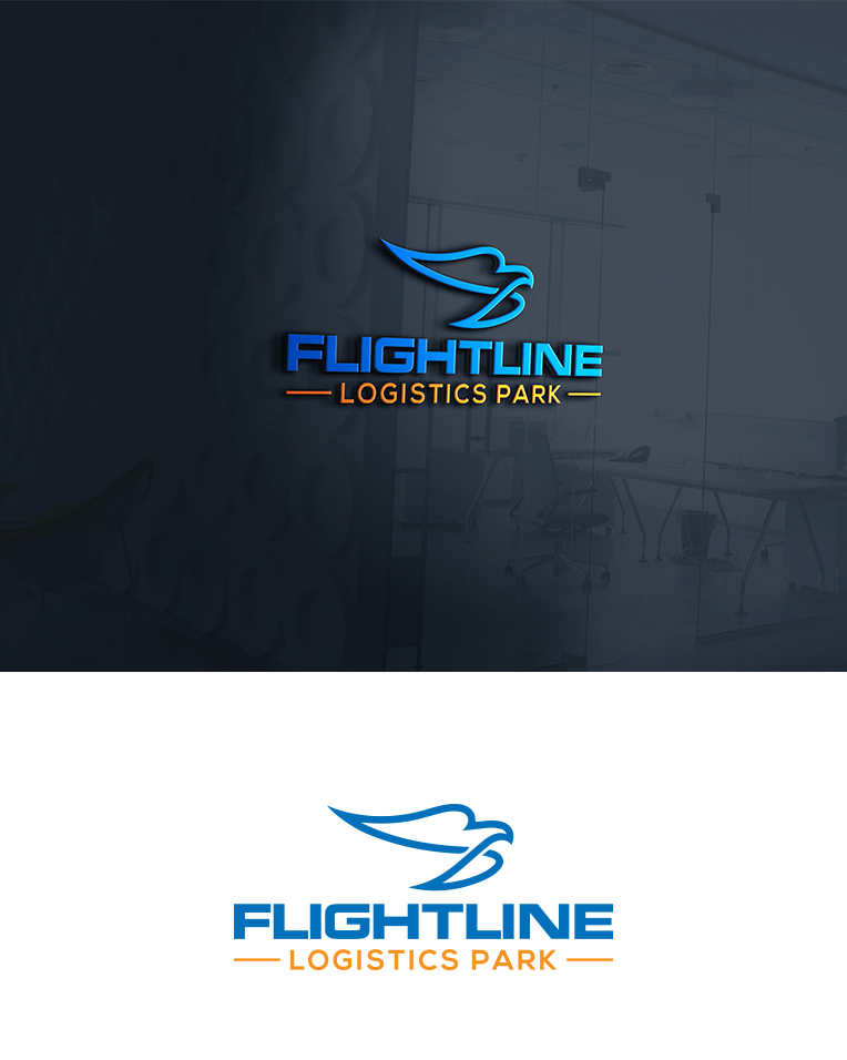 Logo Design for Flightline Logistics Park by Blue Pasnata | Design ...