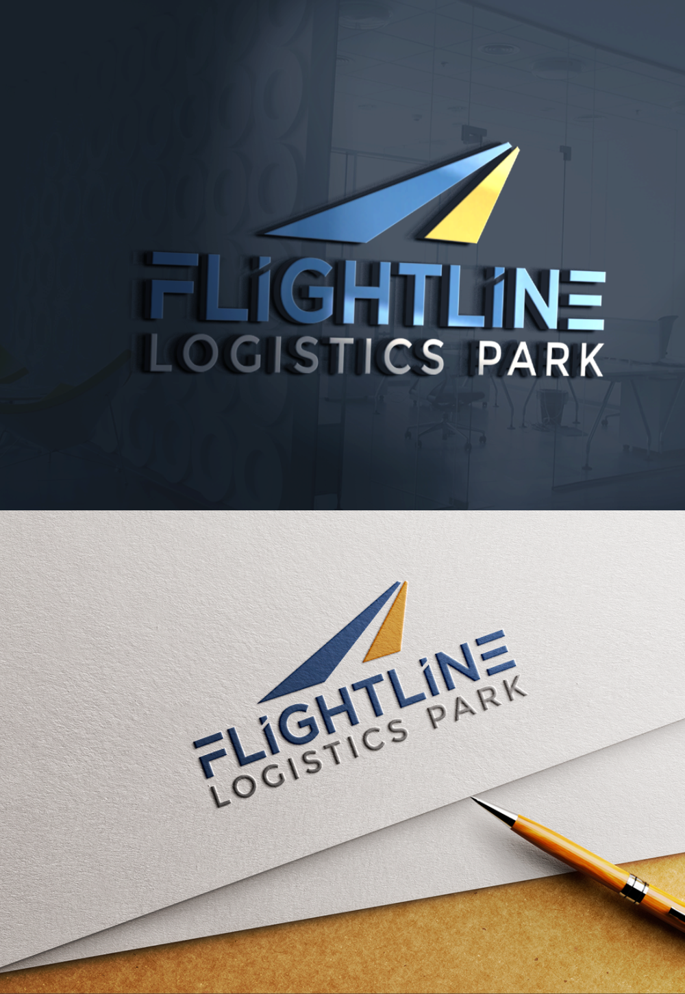 Logo Design for Flightline Logistics Park by adisaputra12 | Design ...