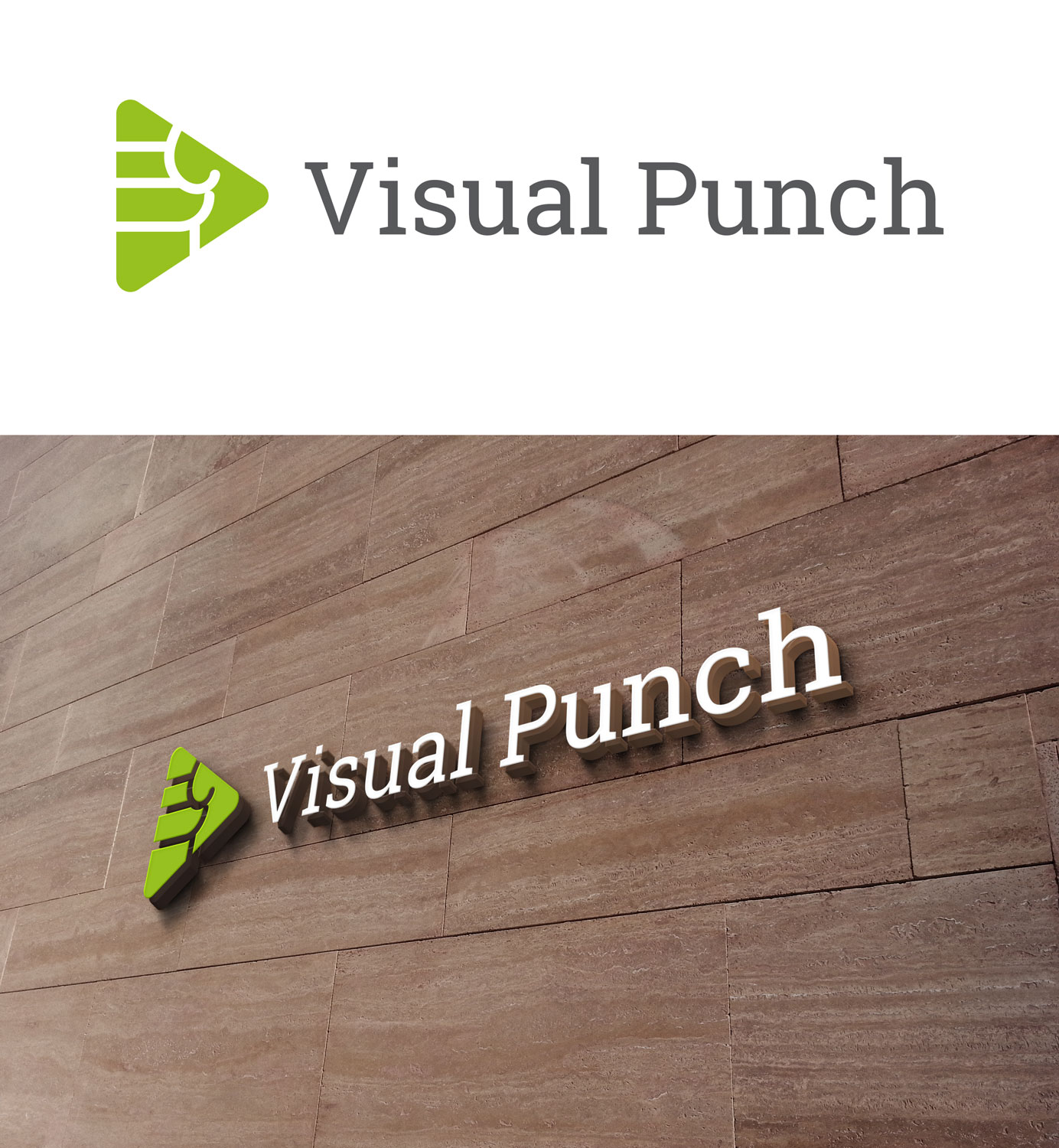 Serious, Modern, Video Production Logo Design for Visual Punch by ...