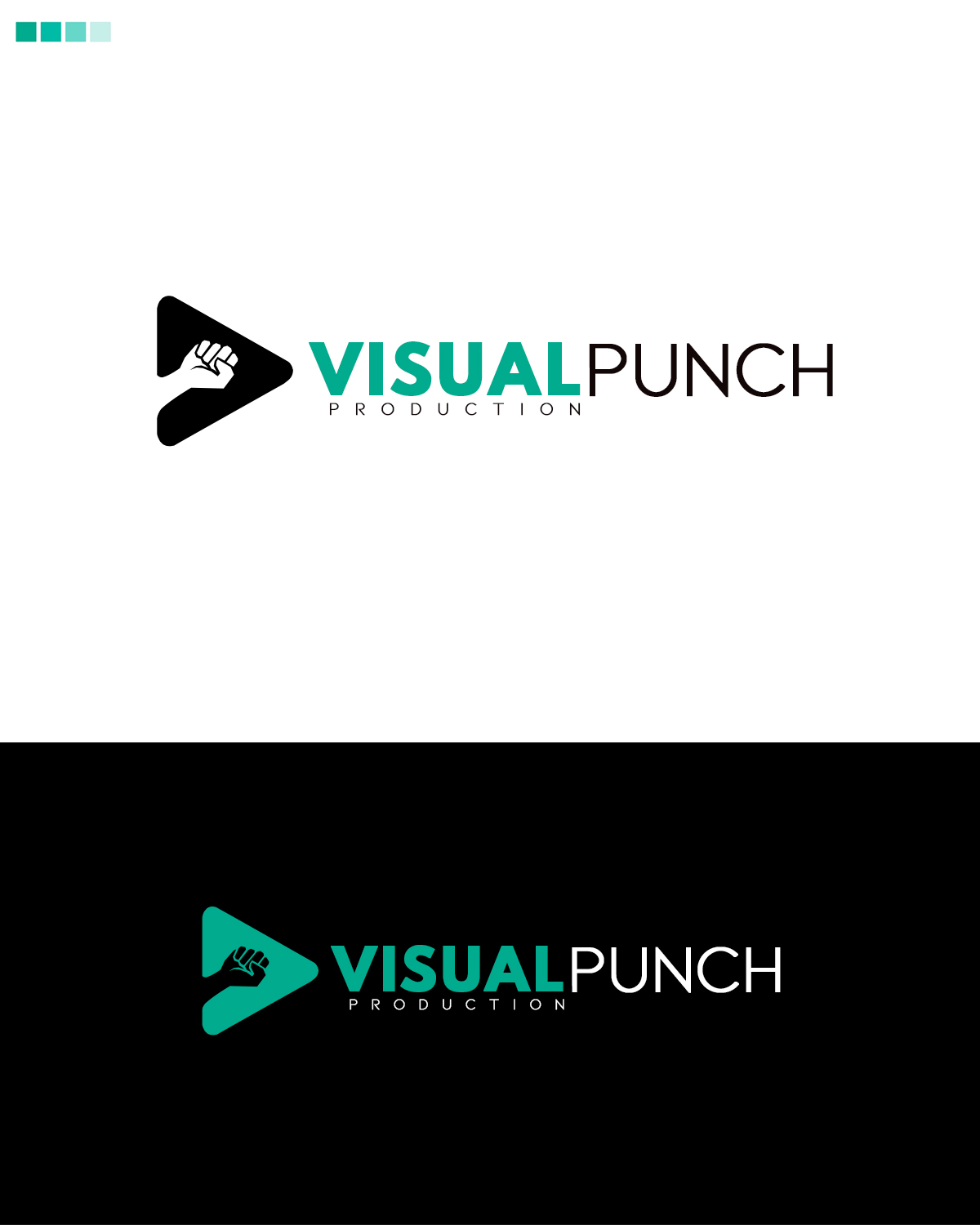 Serious, Modern, Video Production Logo Design for Visual Punch by ...