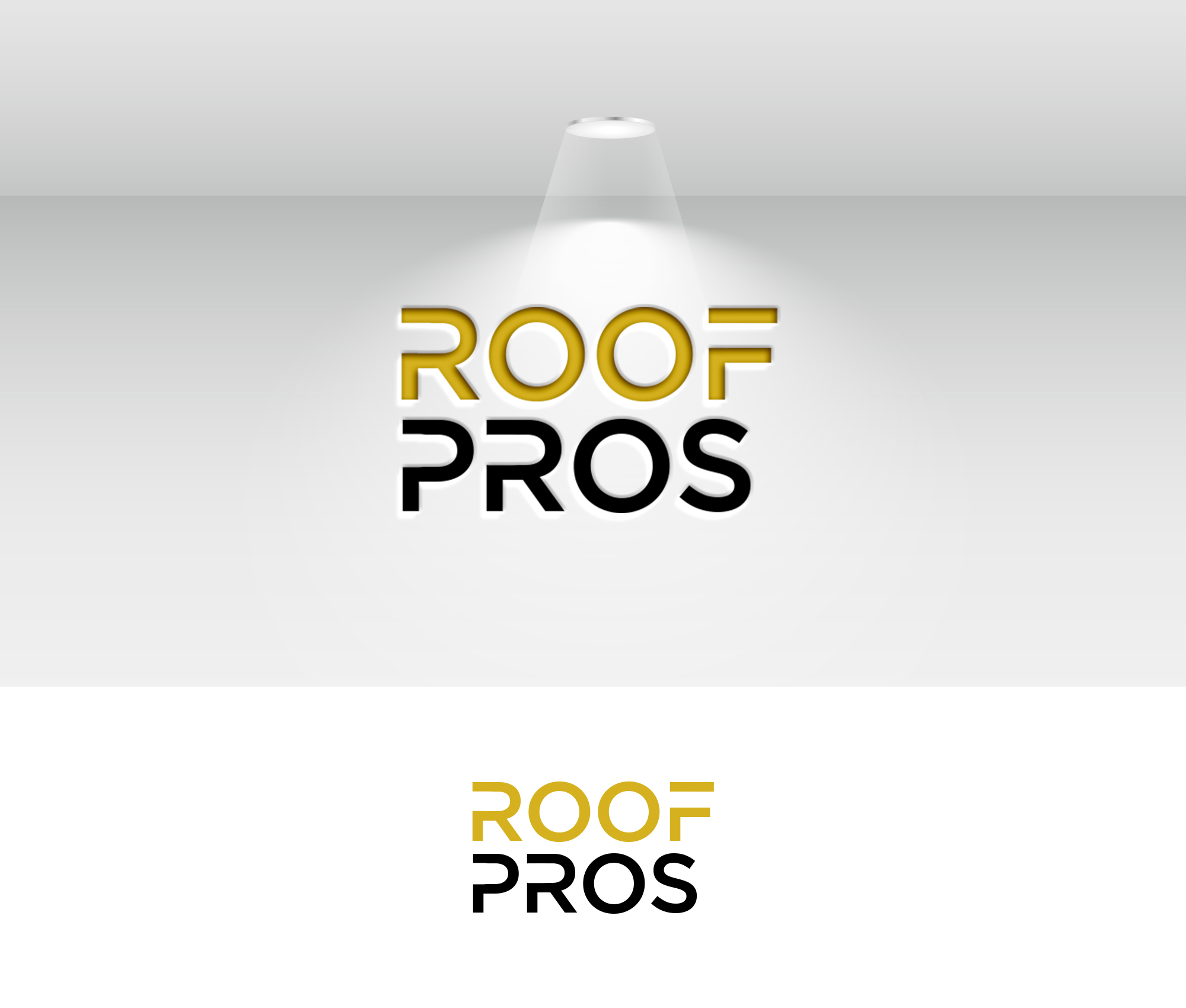 Serious, Modern, Construction, Roofing Logo Design for Roof Pros by ...