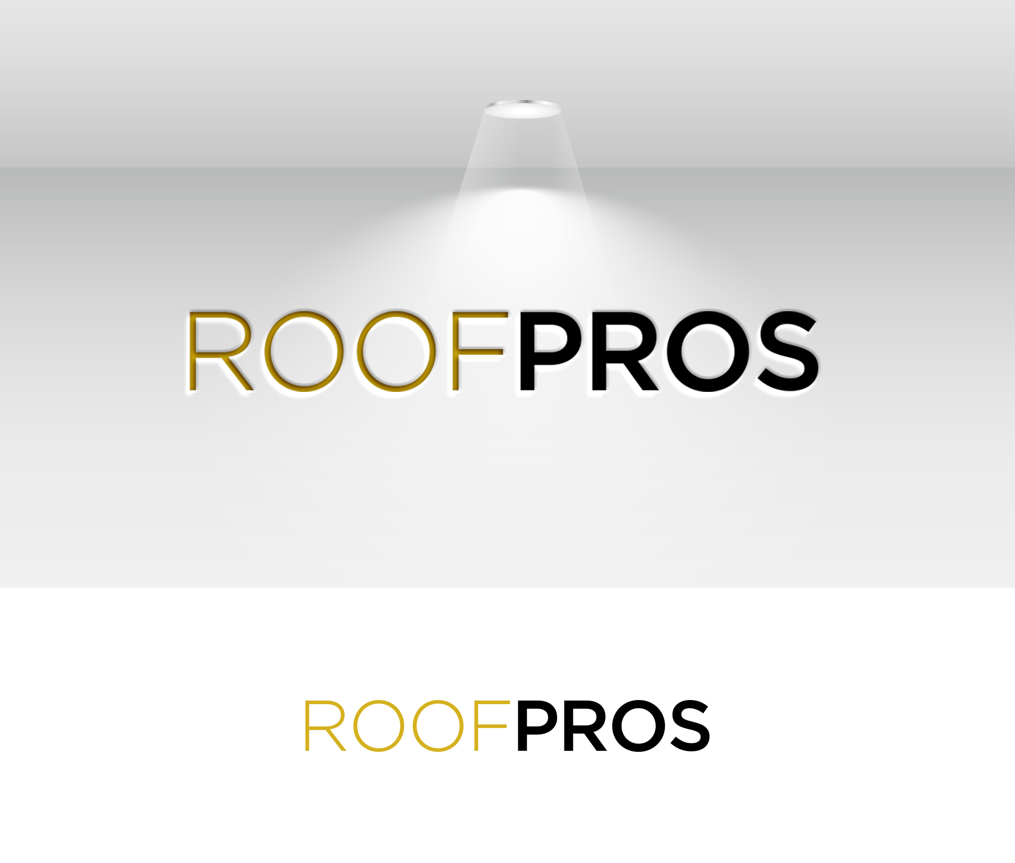 Serious, Modern, Construction, Roofing Logo Design for Roof Pros by ...