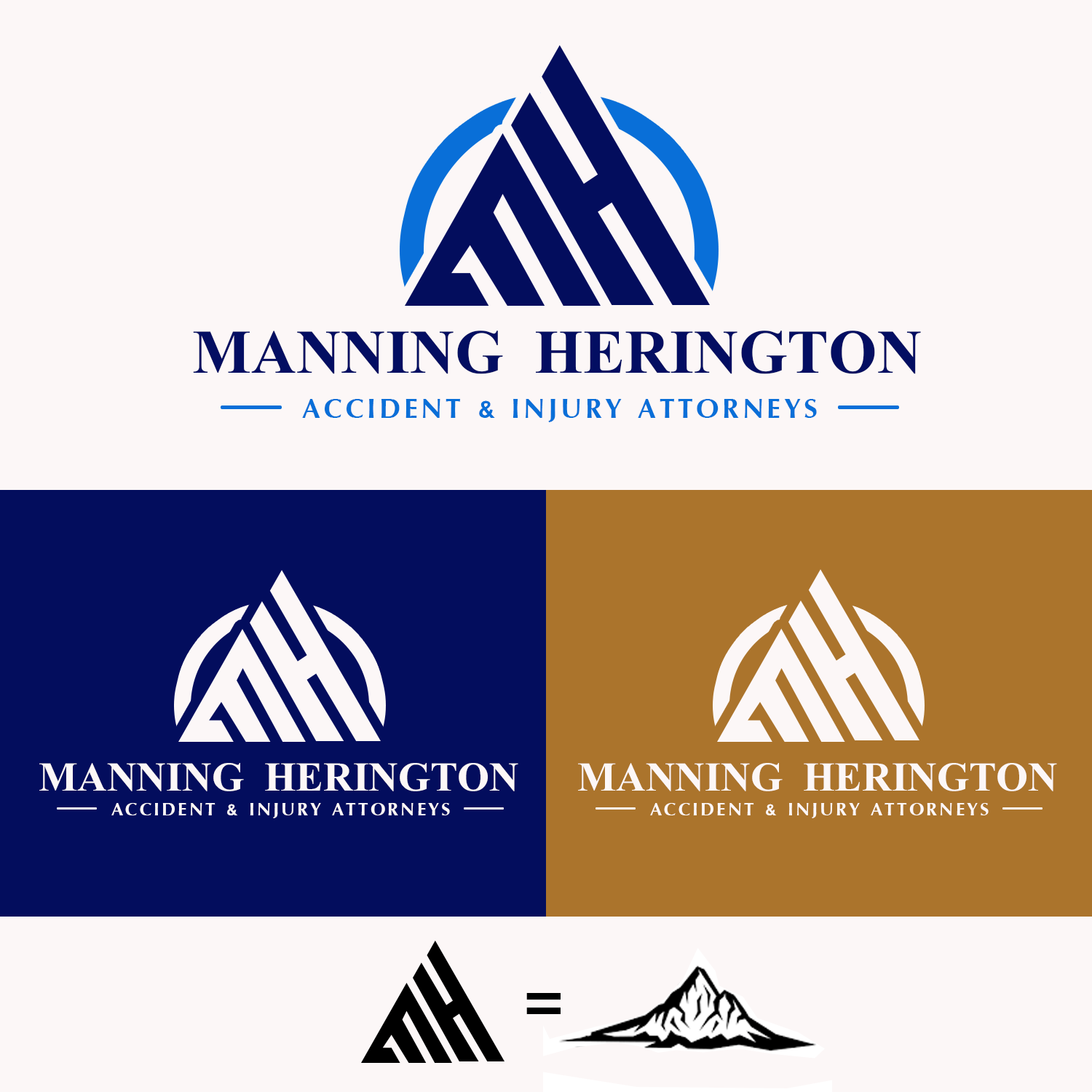 Professional, Bold, Legal, law firm Logo Design for Manning Herington ...
