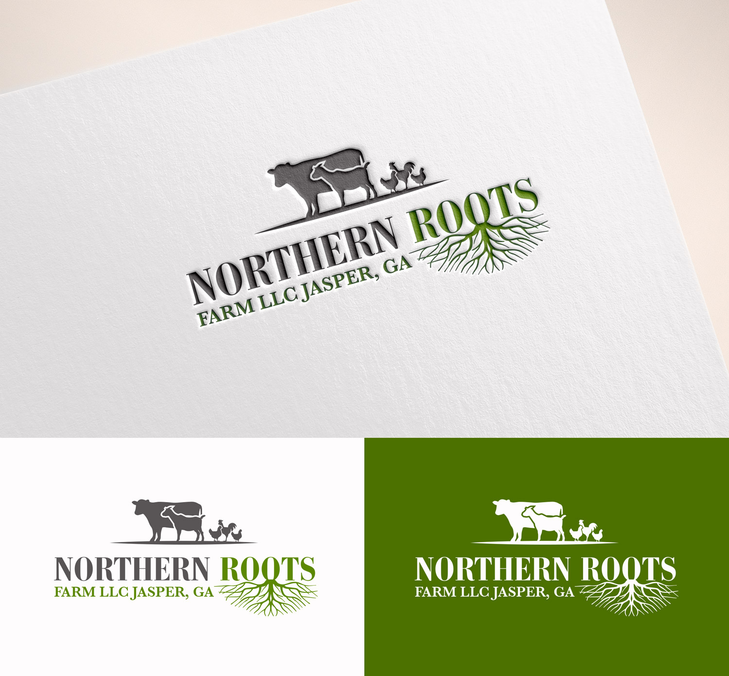 Playful, Modern, Agricultural Logo Design for Northern Roots Farm LLC ...