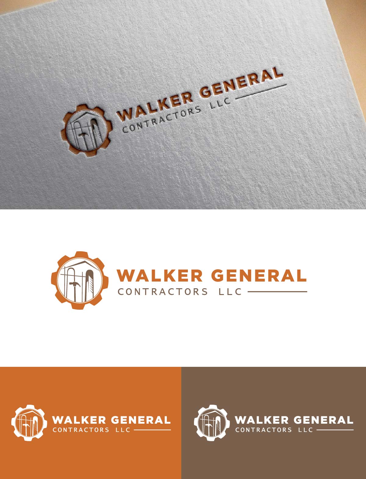 Elegant, Playful Logo Design for Walker General Contractors LLC by Loknath | Design #32769628