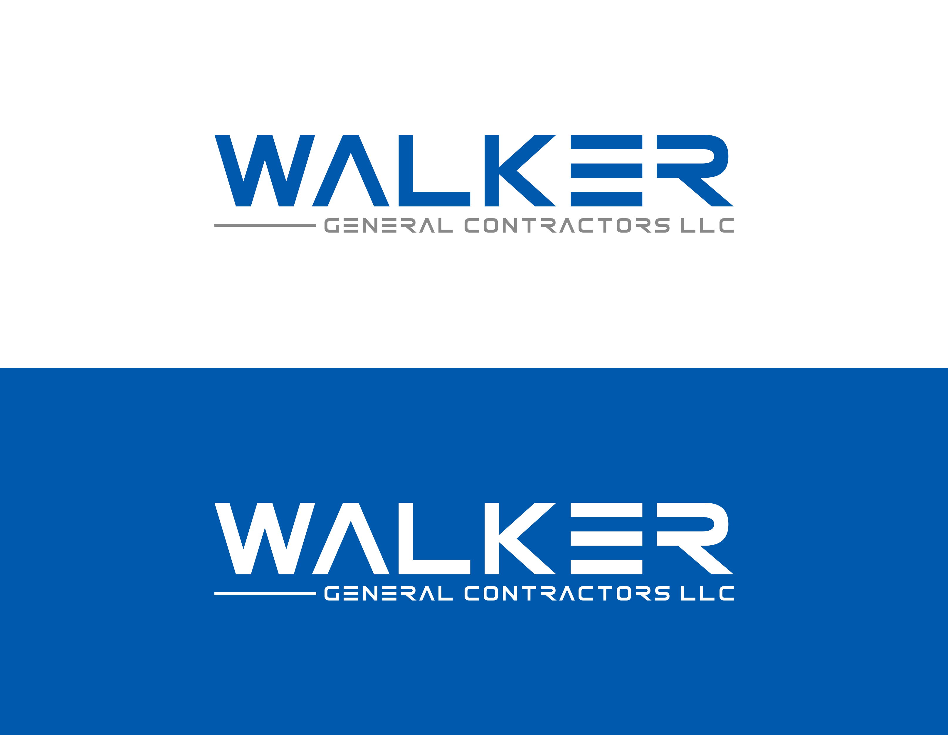 Elegant, Playful Logo Design for Walker General Contractors LLC by ...