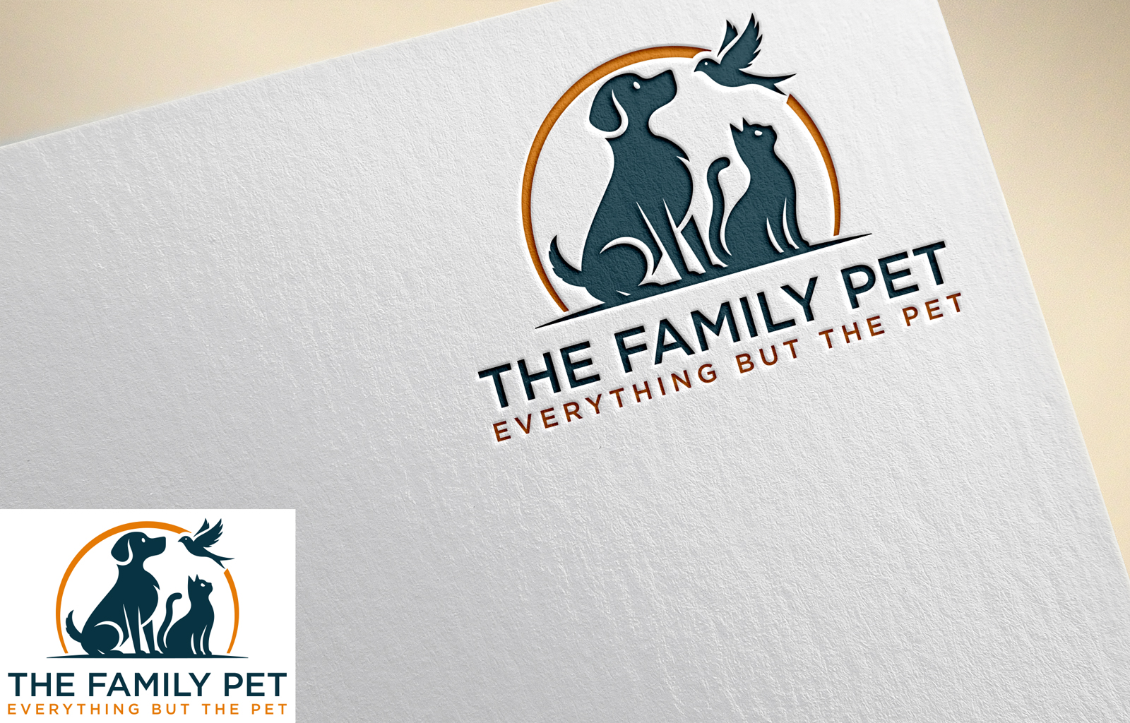 Playful, Modern, Pet Store / Retail Logo Design for The Family Pet ...
